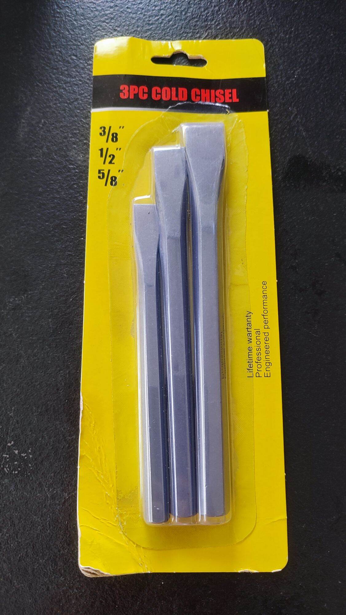 3pc Cold Chisel Set Pro Heavy Duty | Lazada PH
