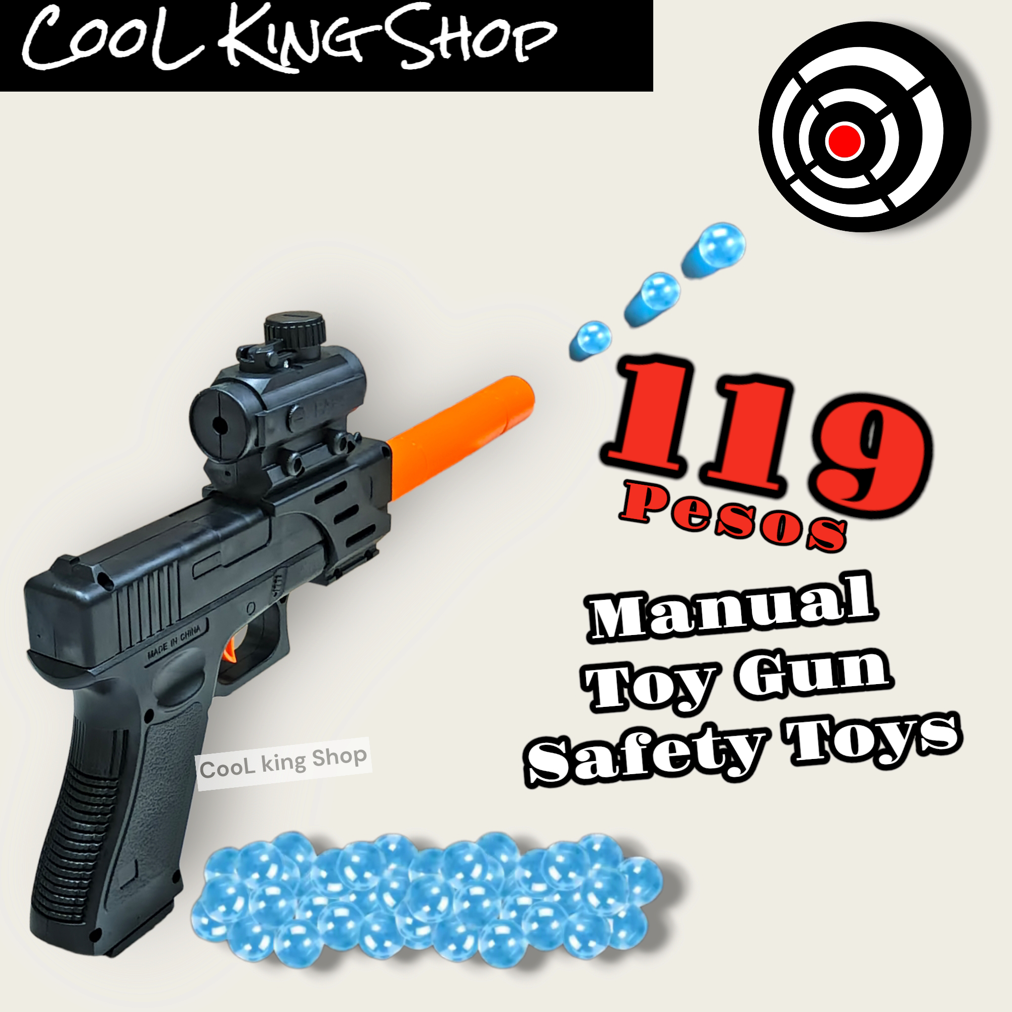 ACTION TOY Glock Gel Blaster Manual PERFECT FOR GIFT AND PARTY GIVE ...