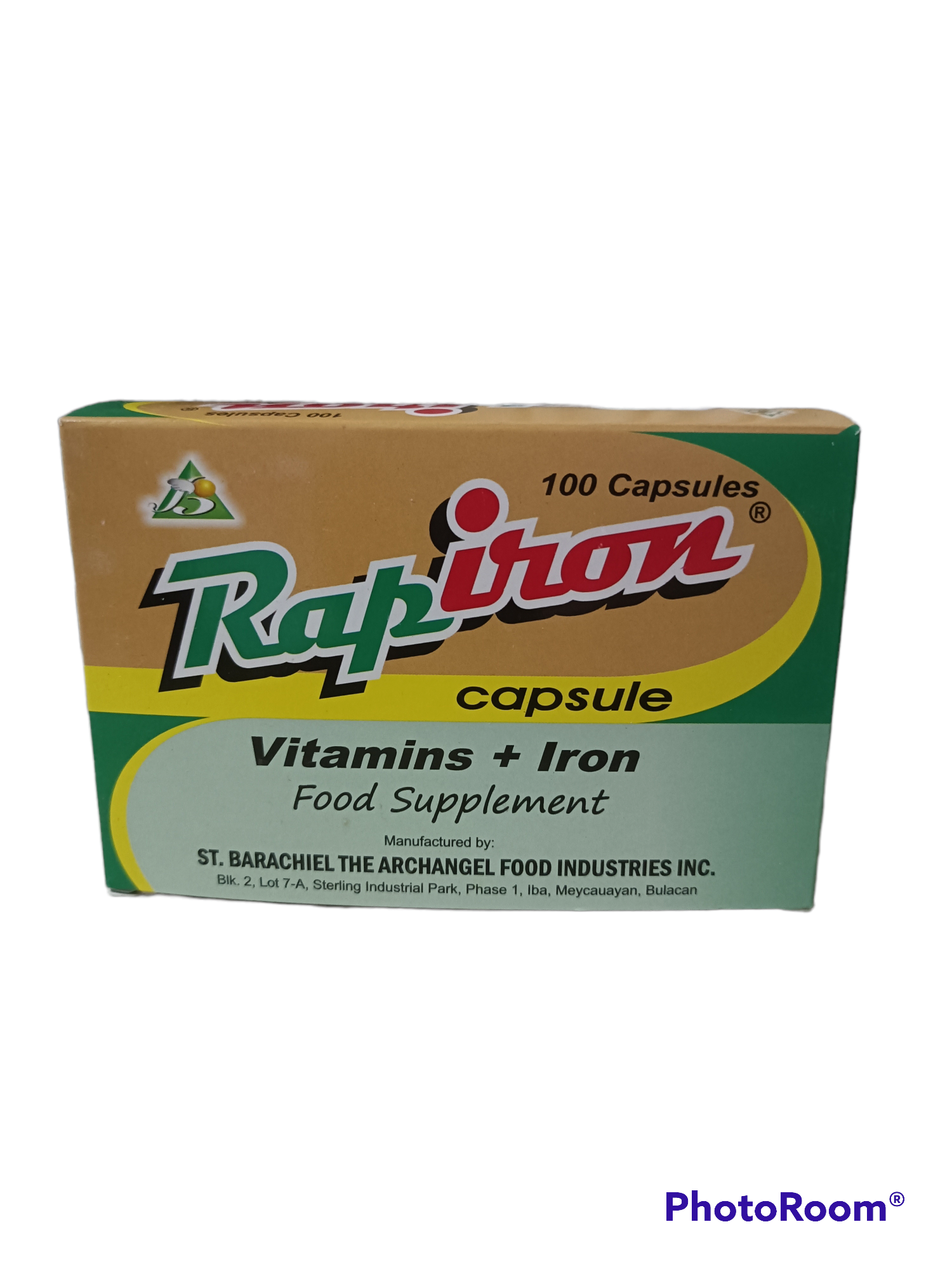 RAPIRON Vitamins + Iron Food Supplement 100capsules | Lazada PH