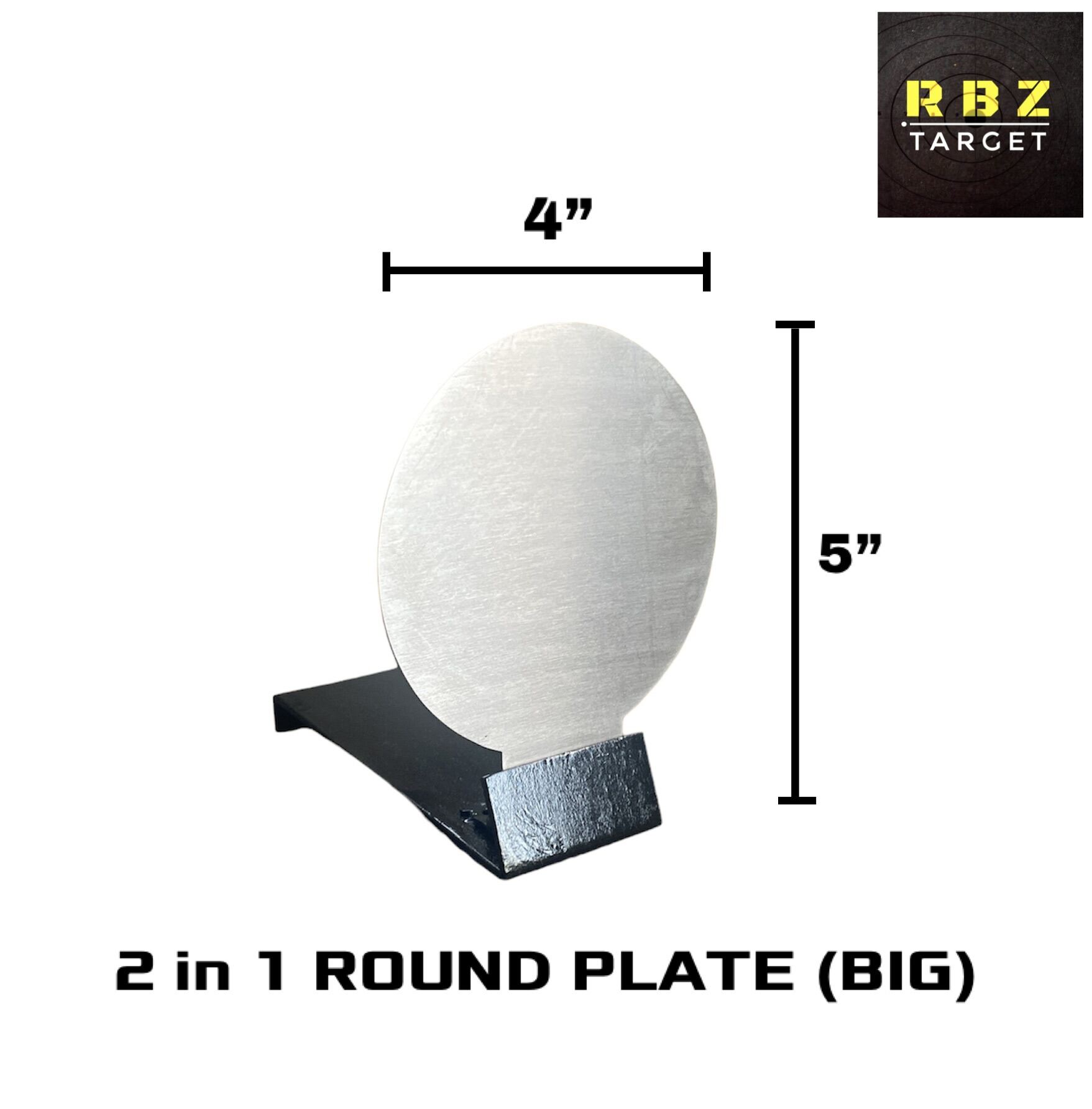 ROUND PLATE (2 in 1) TARGET SHOOTING STAINLESS STEEL | Lazada PH
