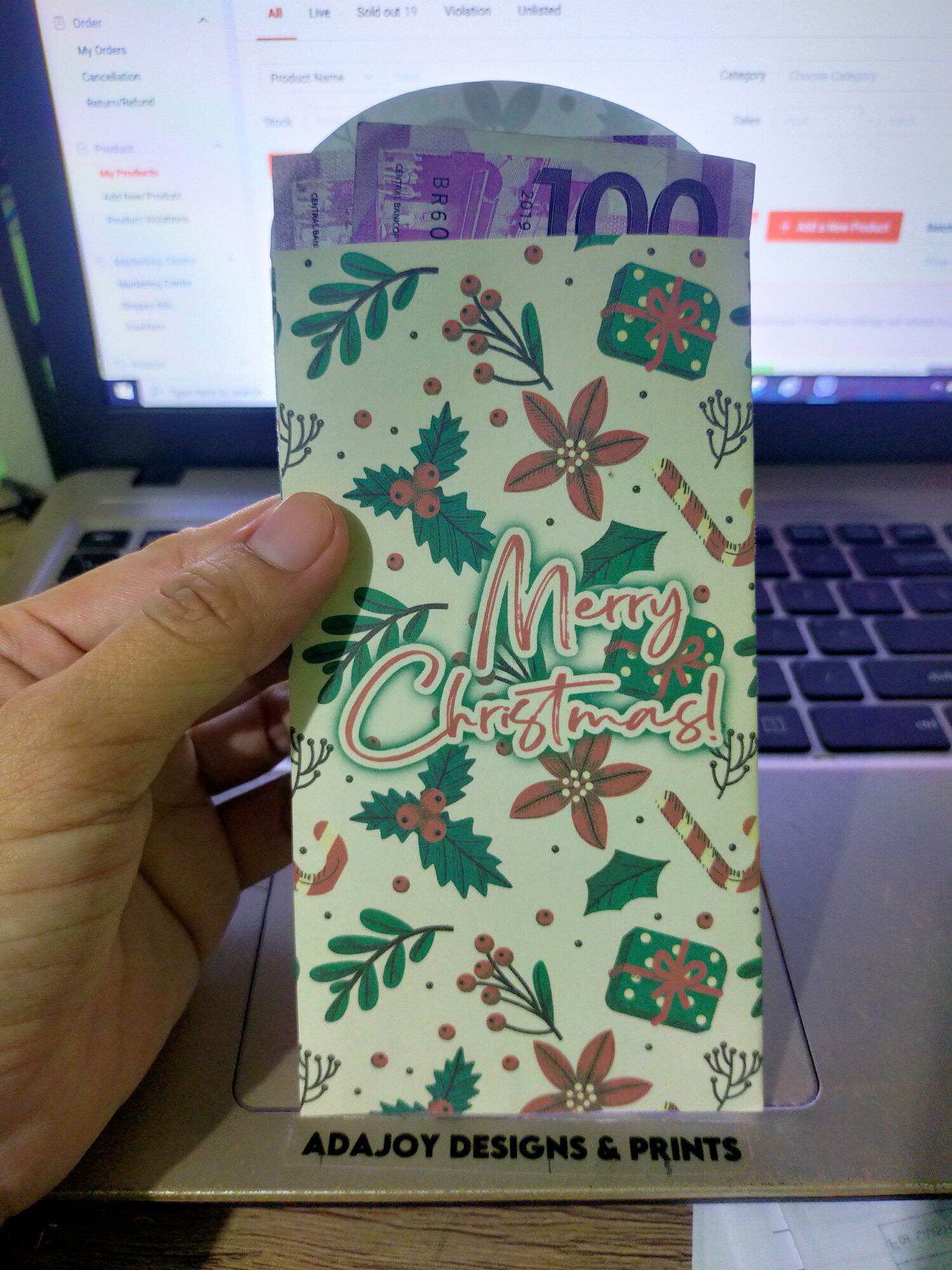 Personalized Money Envelope (ANGPAO) Cash Envelope 10pcs/pack FREE ...