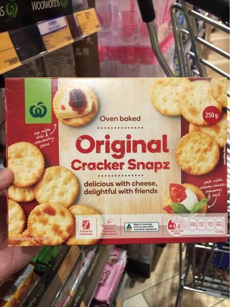 Woolworths Original Cracker Snapz 250g | Lazada PH