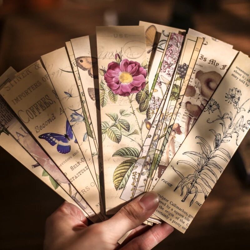 30pcs Bookmark Vintage Classics Flower Bookmark set | Lazada PH
