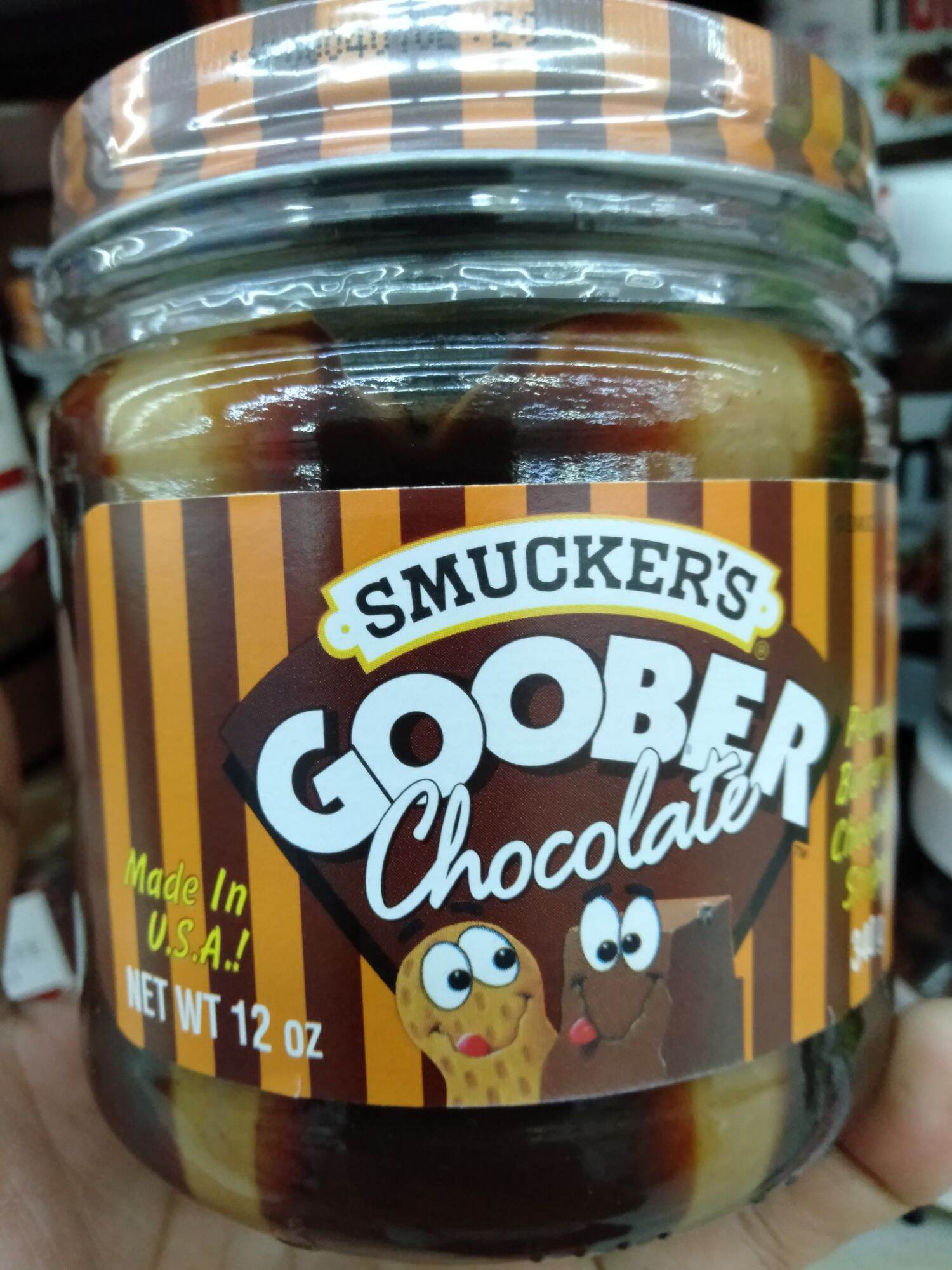 Smucker's Goober Chocolate Peanut Butter & Chocolate Stripes 340g. | Lazada PH