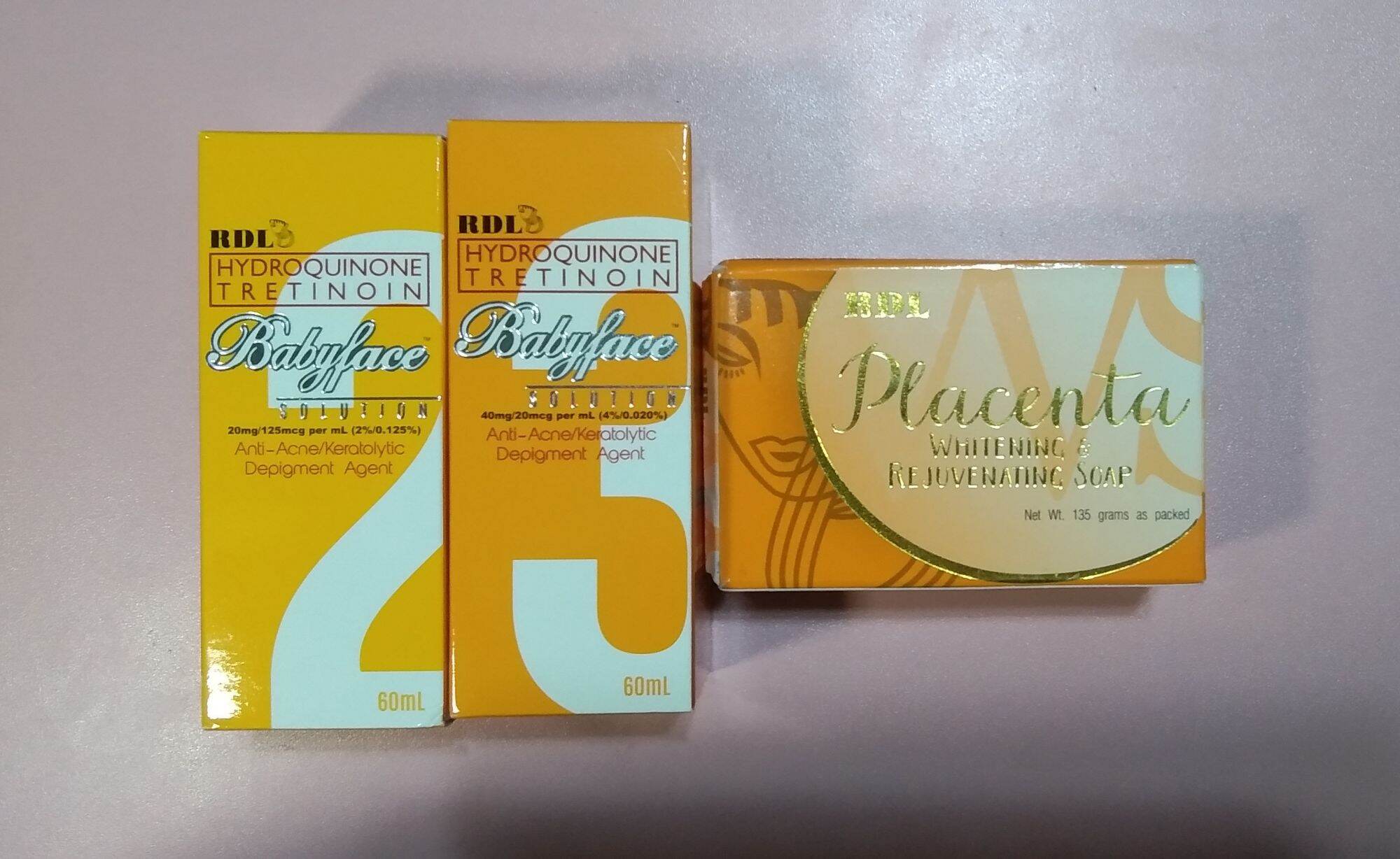 RDL Baby Face #2 60ml with RDL Placenta Rejuvenating soap (FREE COTTON ...