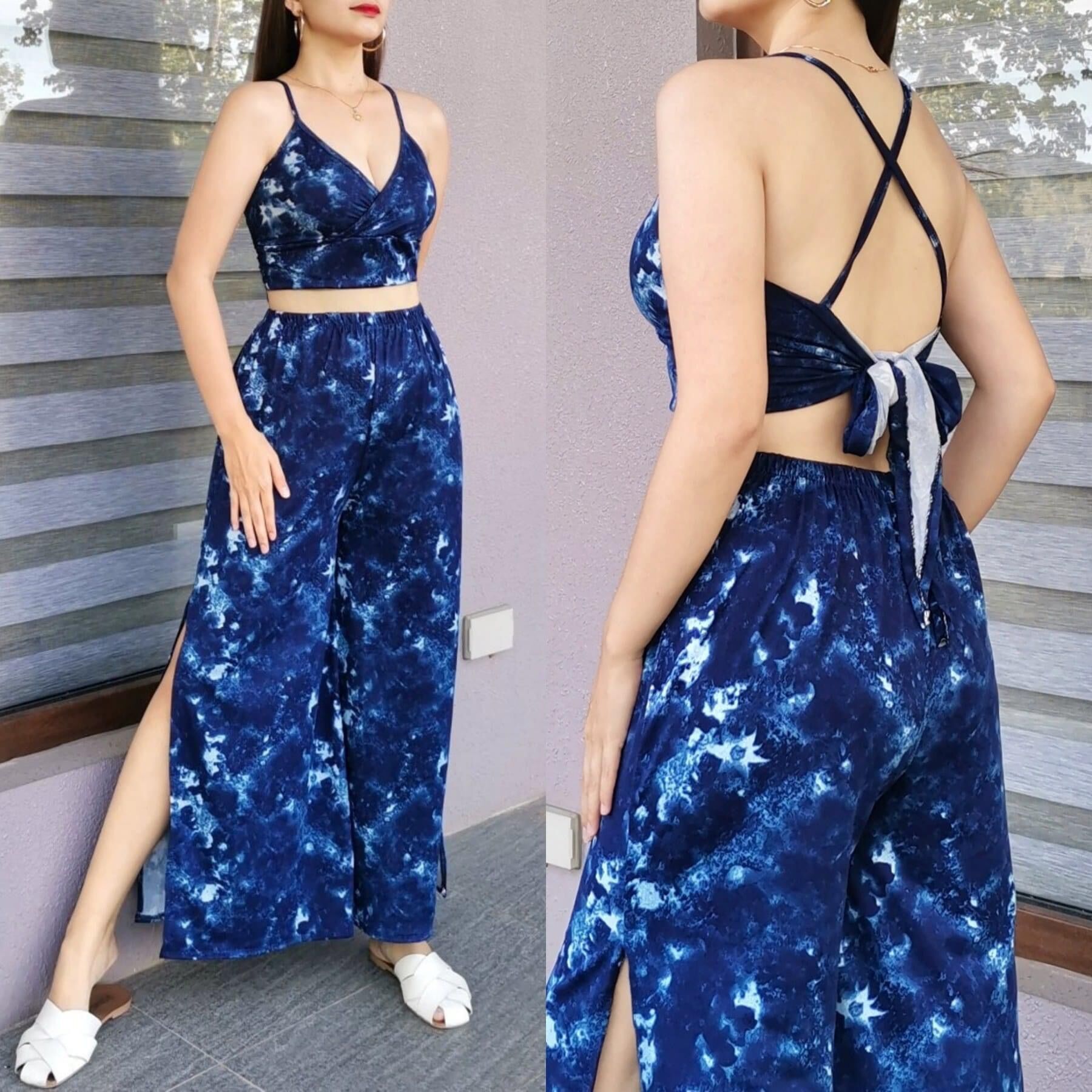 BANGKOK SUMMER TERNO SLIT PANTS | Lazada PH