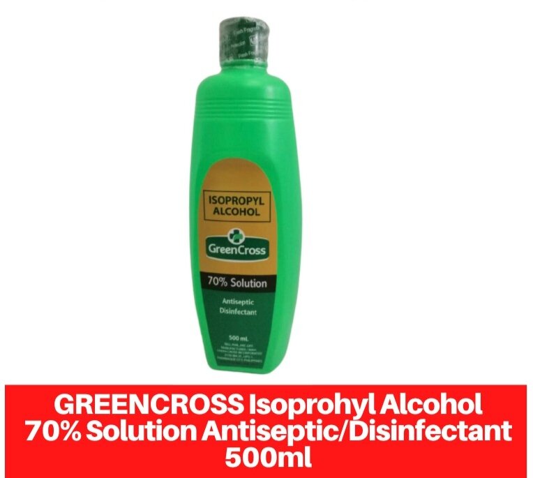 GREEN CROSS ALCOHOL ISOPROPHYL 70%500ML | Lazada PH