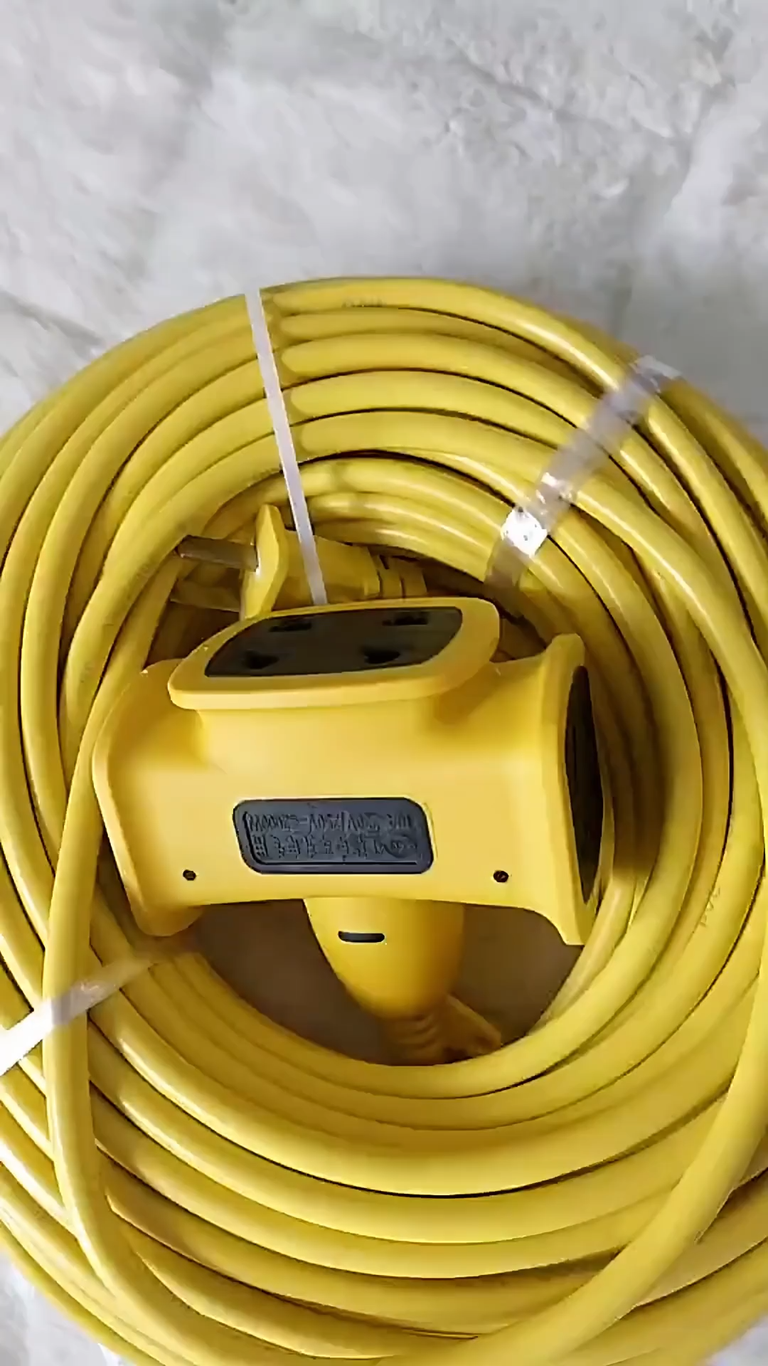 5-40M Extension Cord Socket Cable Extra long Plug in Strip Electric ...