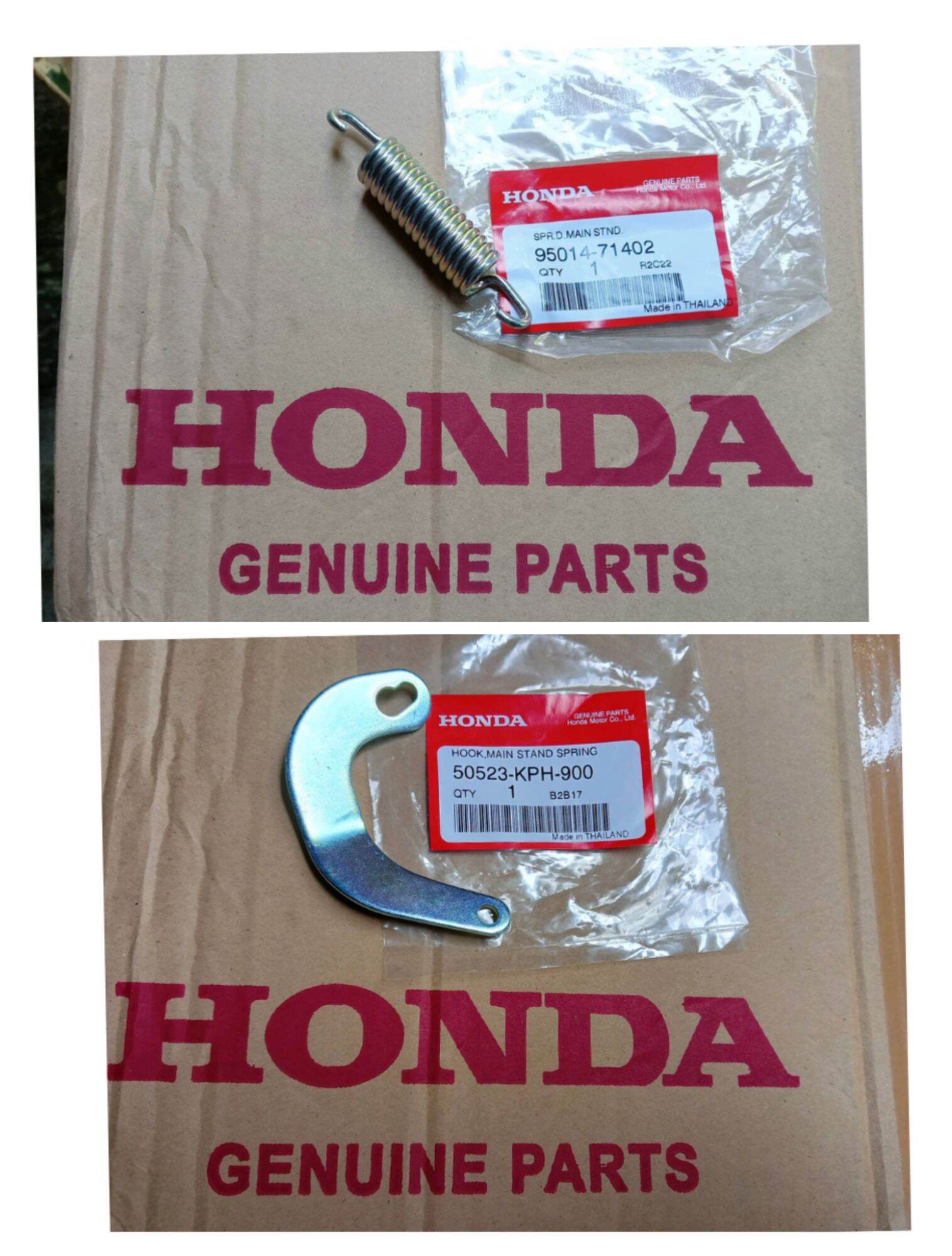 Main Stand Hook and Spring for Xrm125 / Wave100 / Wave125 Honda Genuine ...