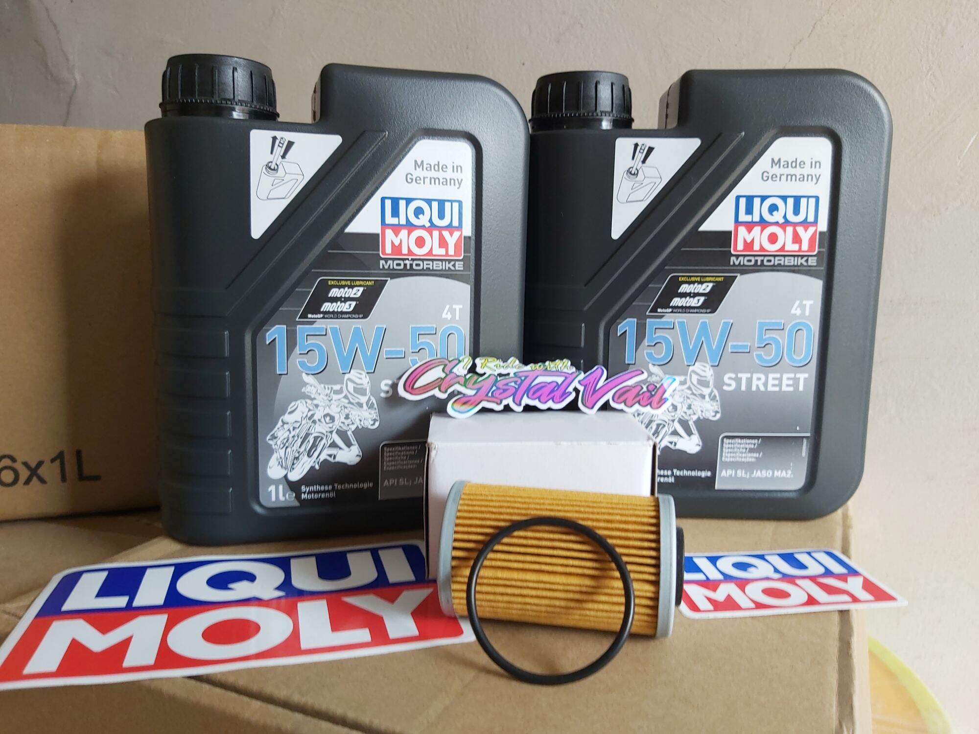 CHANGE OIL PACKAGE LIQUI MOLY for KTM 200/390 ||KAWASAKI 200/400 ...