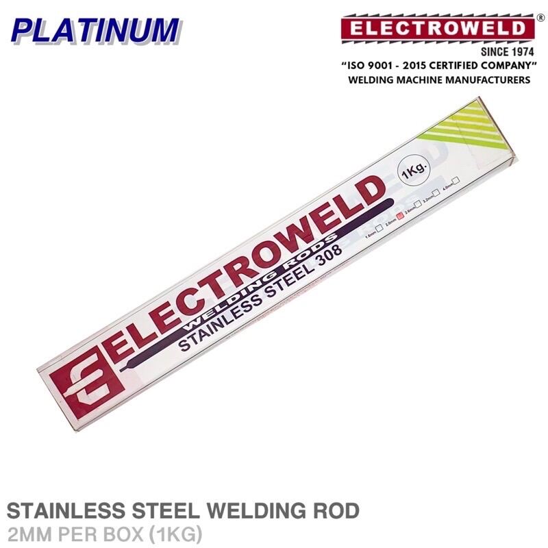 Per Box | ELECTROWELD Stainless Steel 308 Welding Rod 1/16” (2MM ...