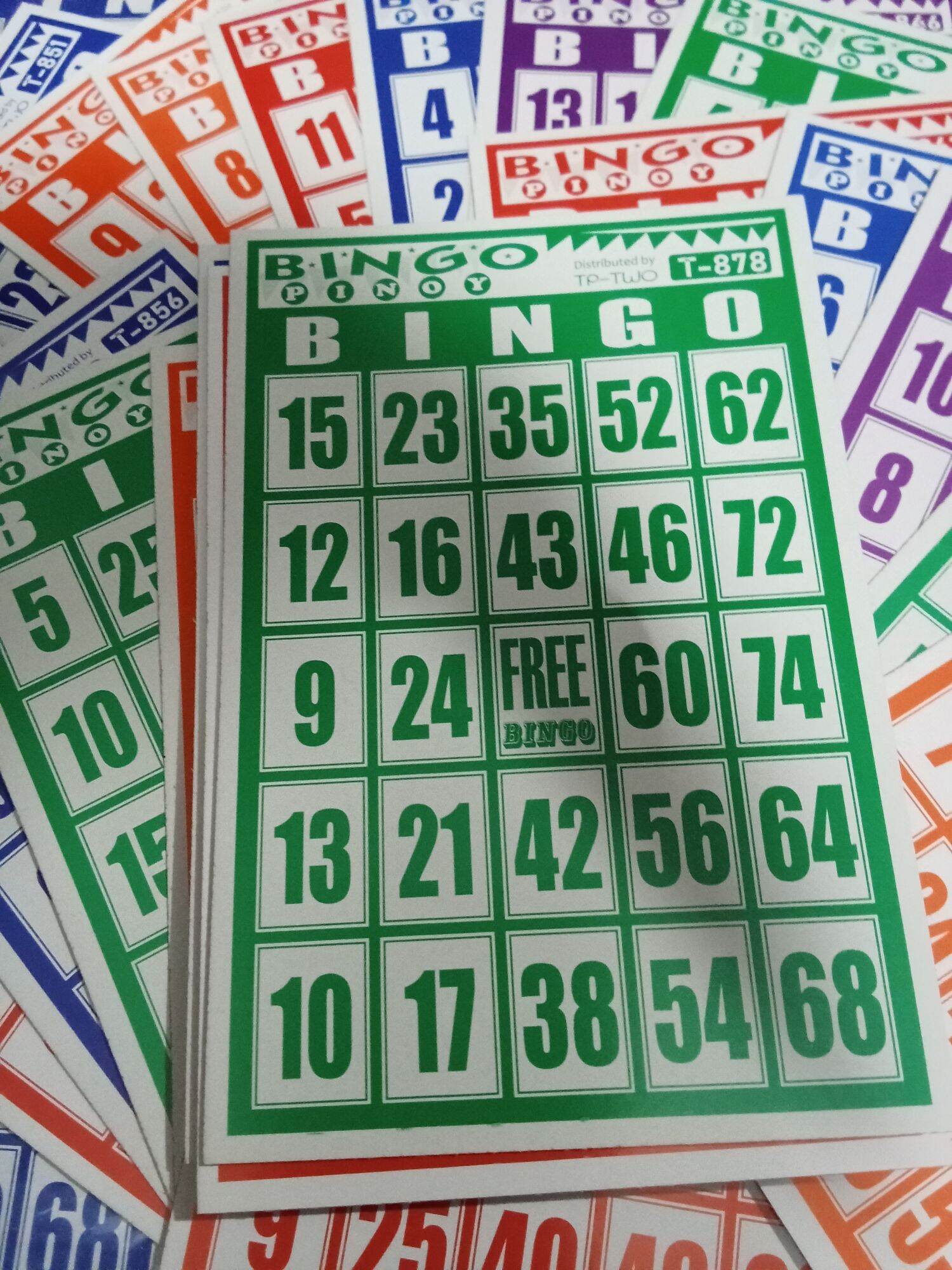 Bingo Pinoy Card/Assorted Color | Lazada PH