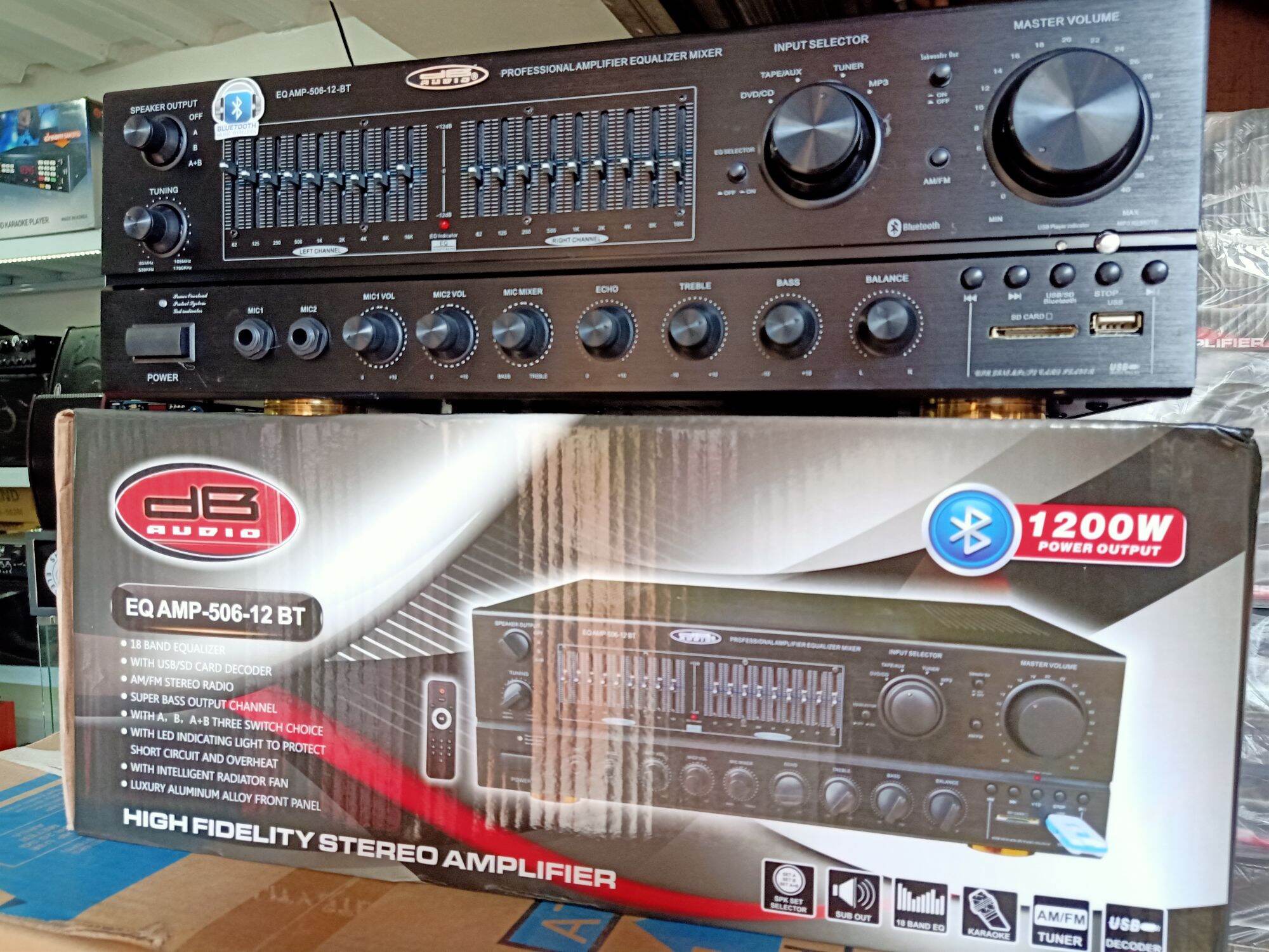 DB Audio EQ AMP 506-12BT Karaoke Amplifier | Lazada PH