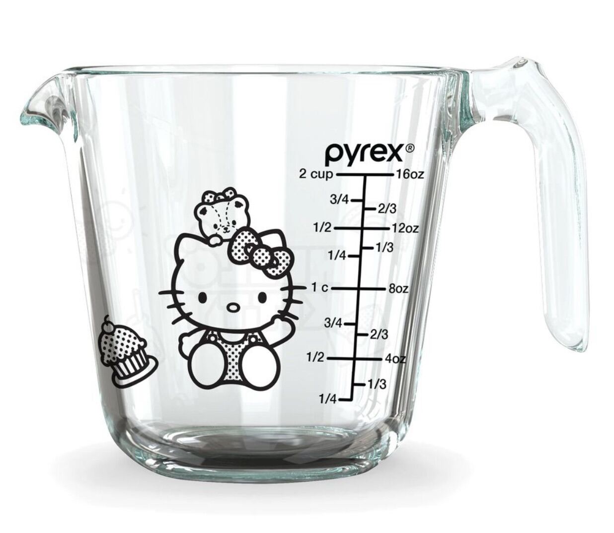 Hello Kitty Pyrex Measuring Cup BLACK | Lazada PH