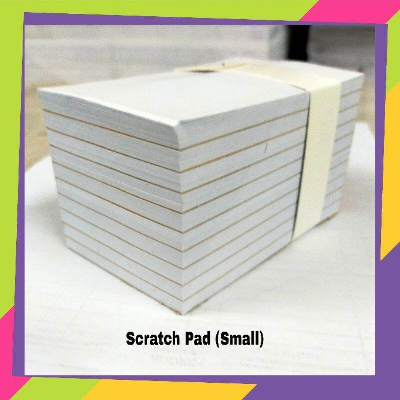 Blank Receipt - Scratch Pad Small (10 PADS/bundle) - 70 GSM | Lazada PH