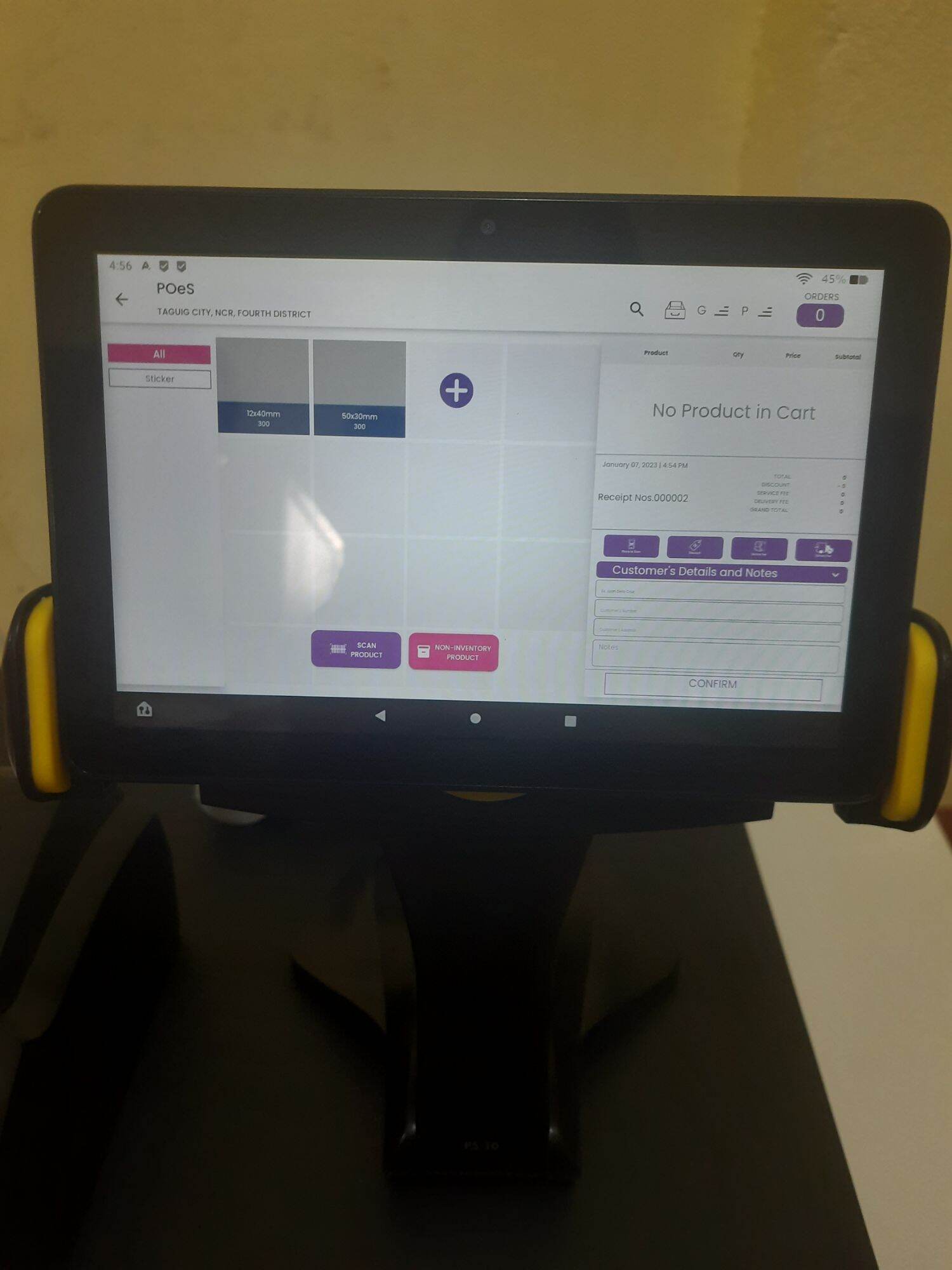 POS kitchen Display for Loyverse POS 8 inches (Tablet only w/stand ...