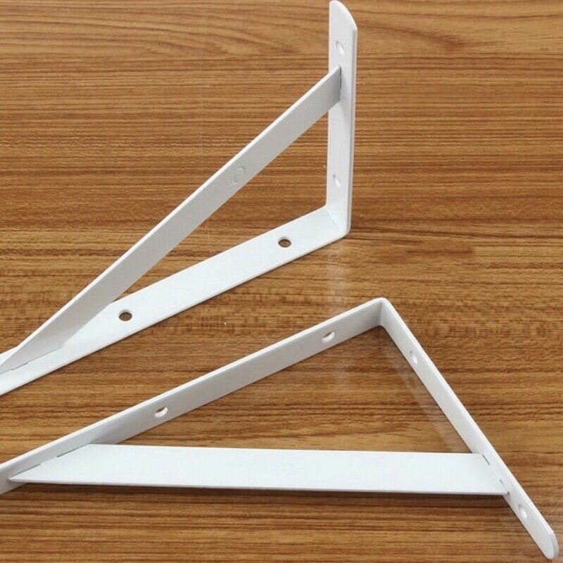 1PC Wall Triangle Bracket High Quality Angle Bracket Heavy Duty White ...
