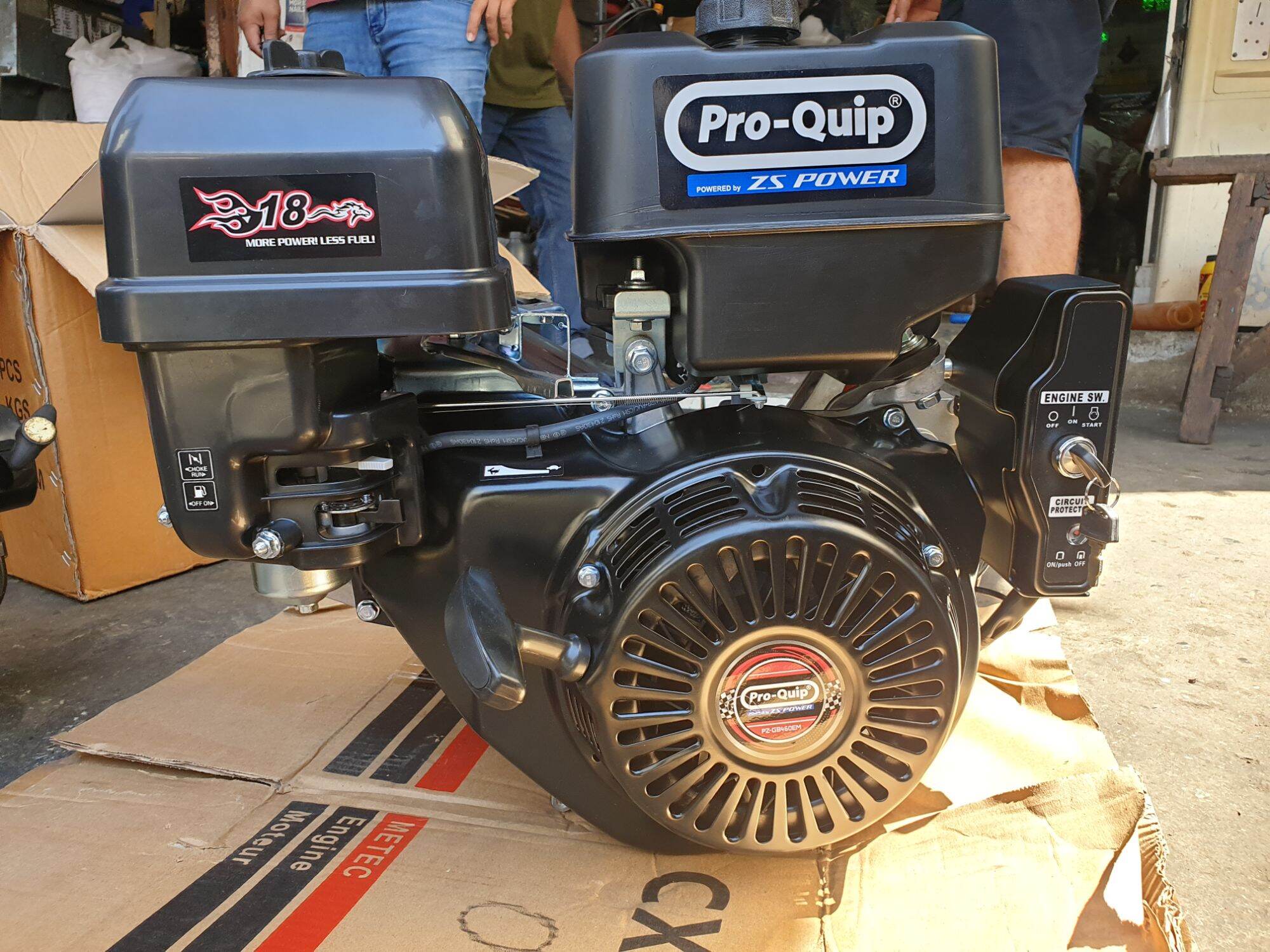 Proquip 18hp gasoline engine with electric starter | Lazada PH