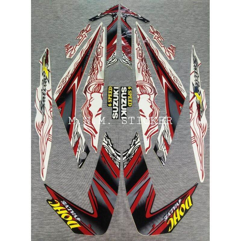 SUZUKI RAIDER 150 NEW BREED DECALS/STICKER | Lazada PH