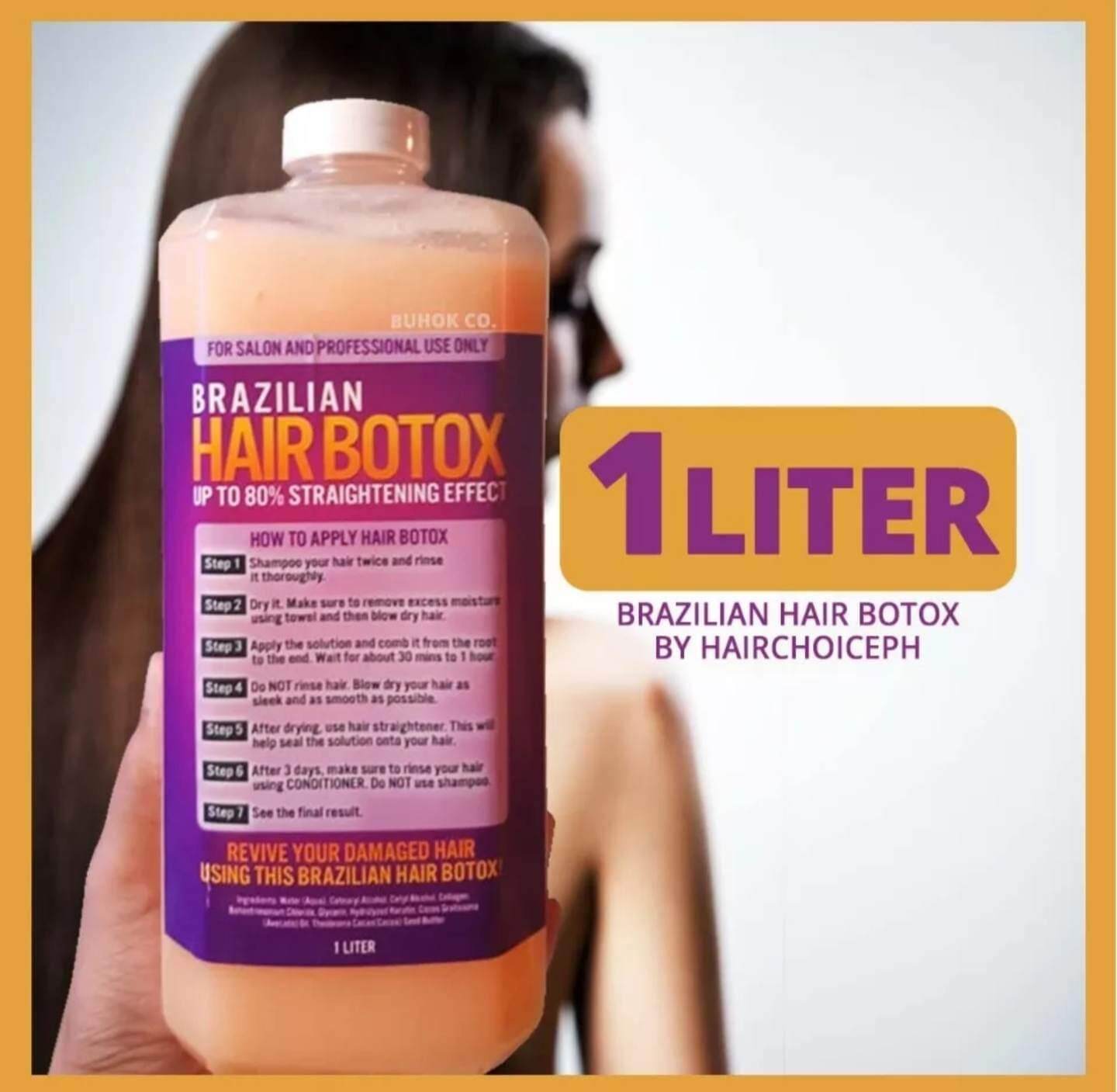 BRAZILIAN HAIR BOTOX 80% STRAIGHTENING 250ML 500ML 1LITER | Lazada PH