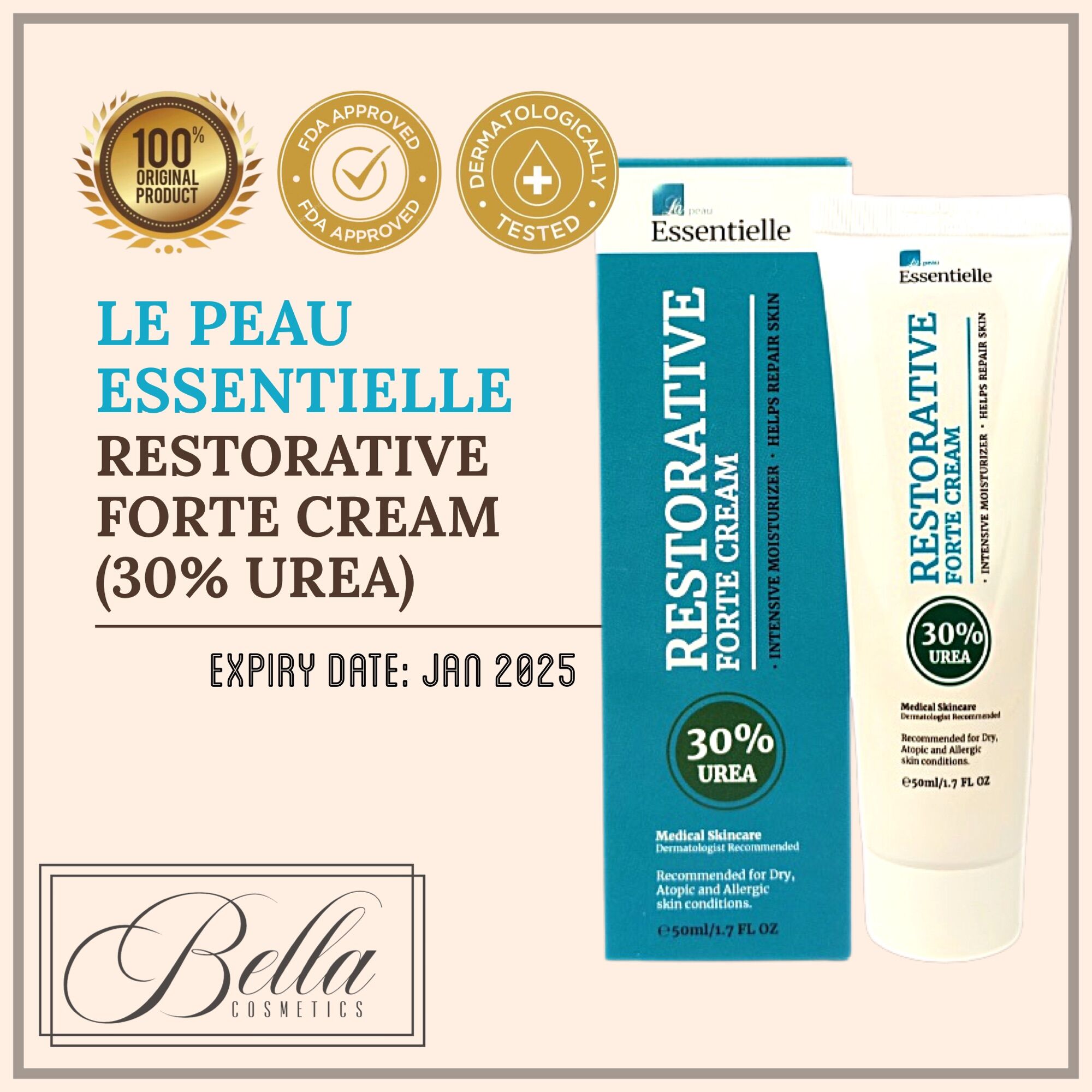 Oillan Restorative Cream 30% Urea now Le Peau Essentielle Restorative ...