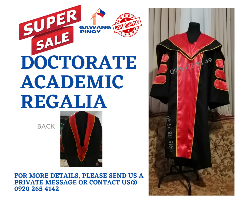 doctorate academic regalia graduation Toga for sale | Lazada PH