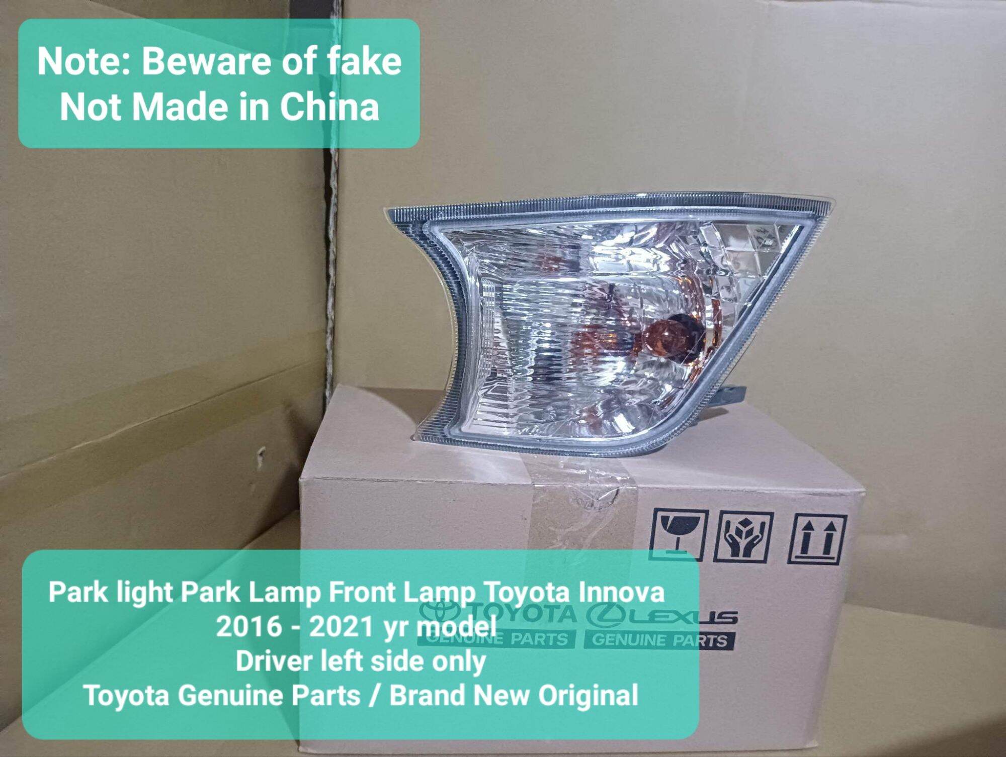 Park light Park Lamp Front Lamp Toyota Innova 2016 - 2021 yr model ...