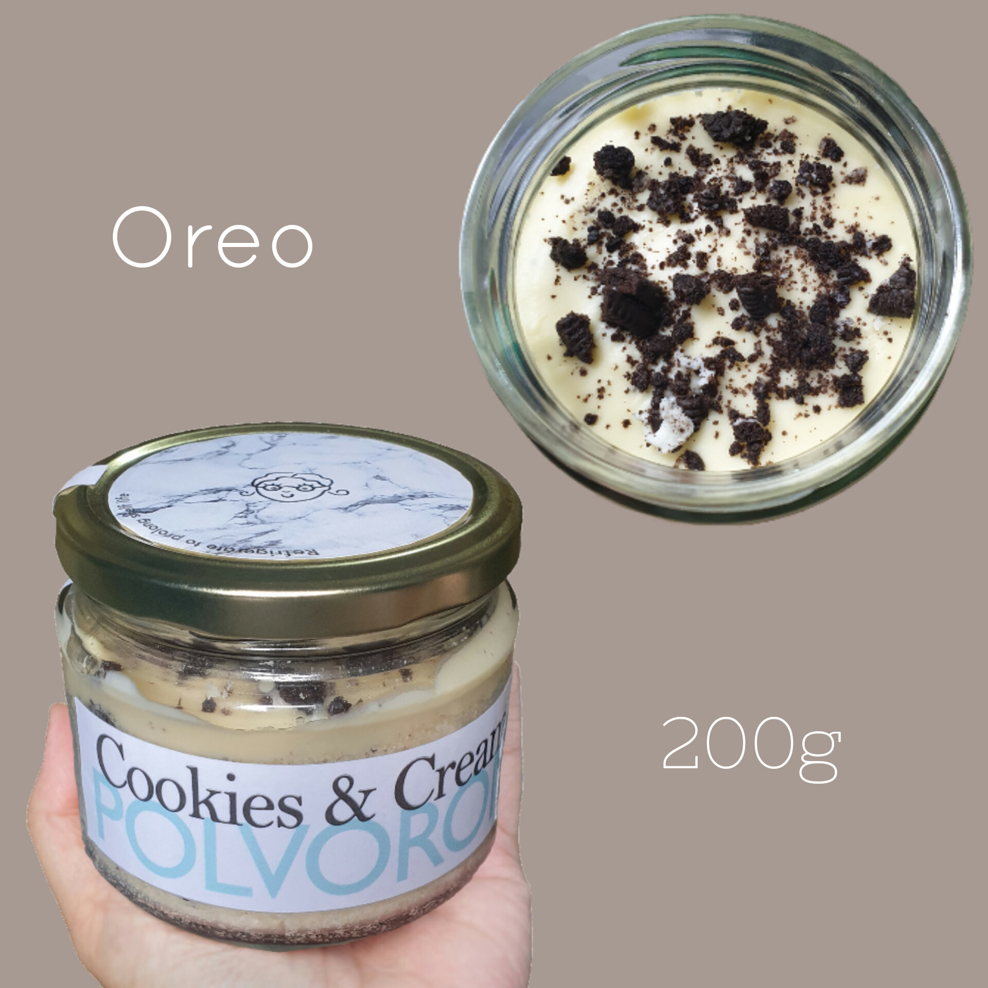Oreo Polvoron in a jar | Lazada PH
