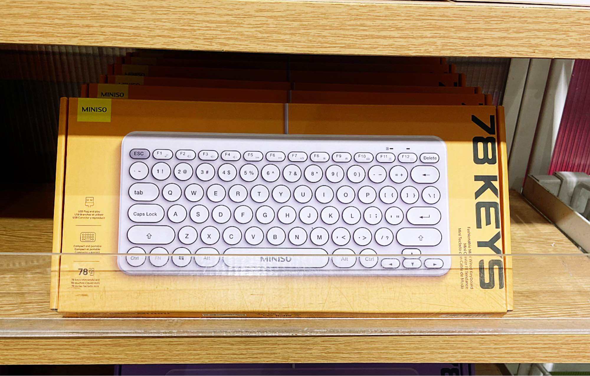 ️ MINI WIRED KEYBOARD ️ 78 KEYS by Miniso | Lazada PH