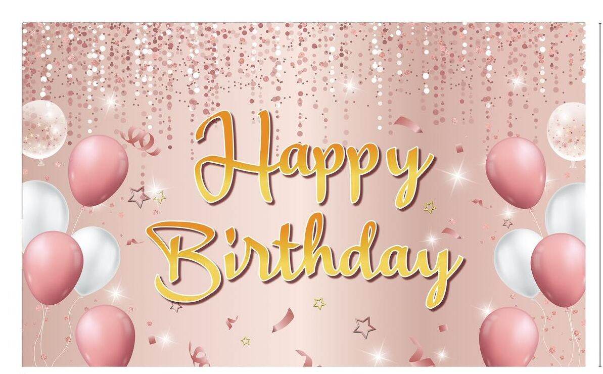 110cm*180cm Happy Birthday backdrop decorations | Lazada PH