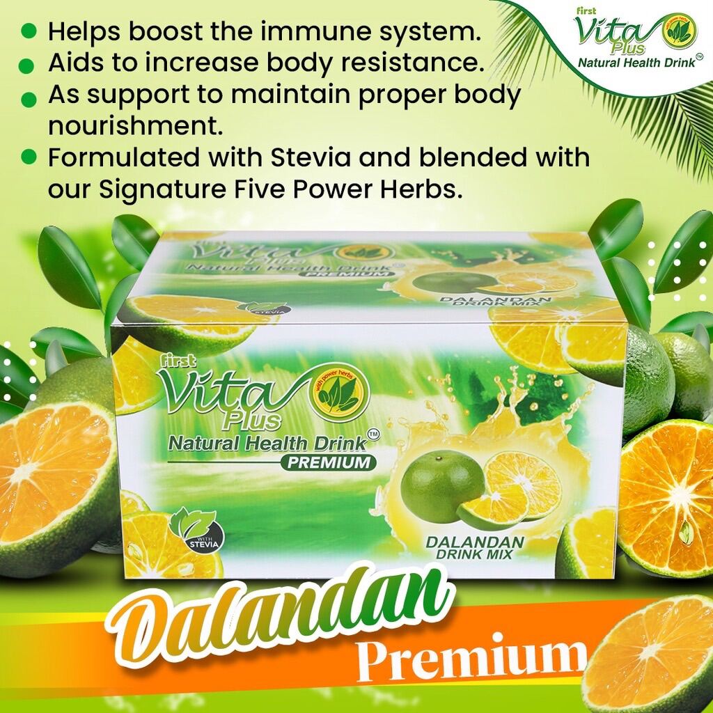 FIRST VITA PLUS "NEW IMPROVED" DALANDAN PREMIUM SWEETENED WITH STEVIA (20 sachets) | Lazada PH