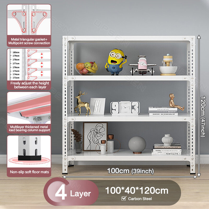 Super Size 120*40*200CM 7/6/5/4/3Layer Triangular Steel Shelf 5 Layer ...