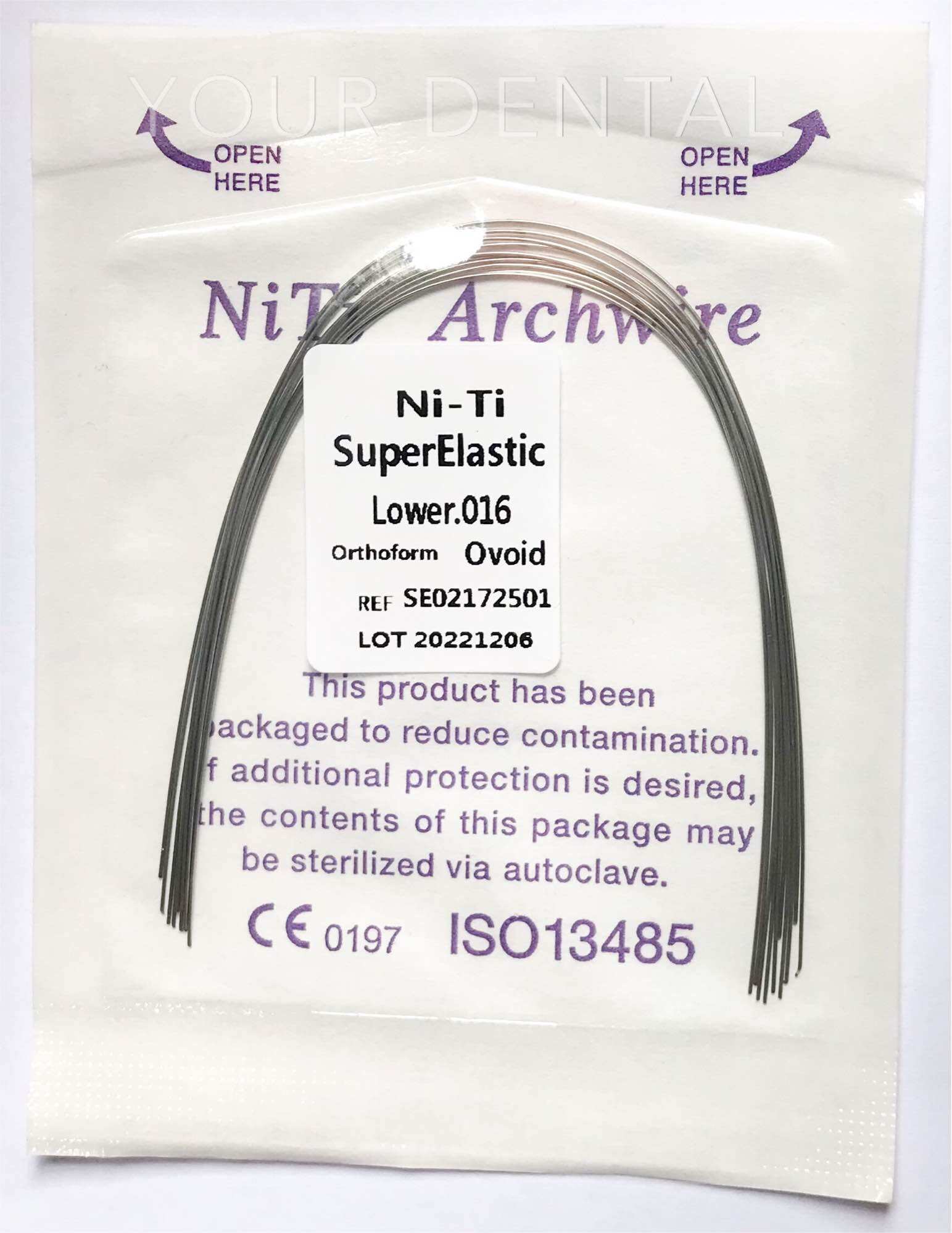 NI-TI SUPER ELASTIC WIRE SIZE16 LOWER ONLY | Lazada PH