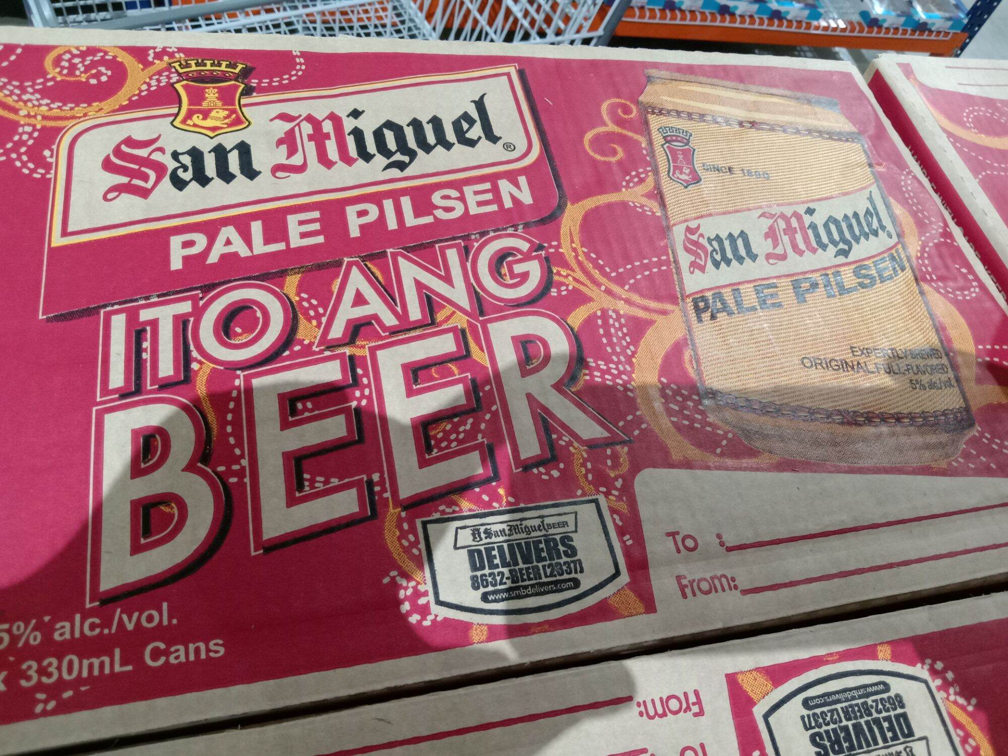 SAN MIGUEL PALE PILSEN CAN 24X330ML | Lazada PH