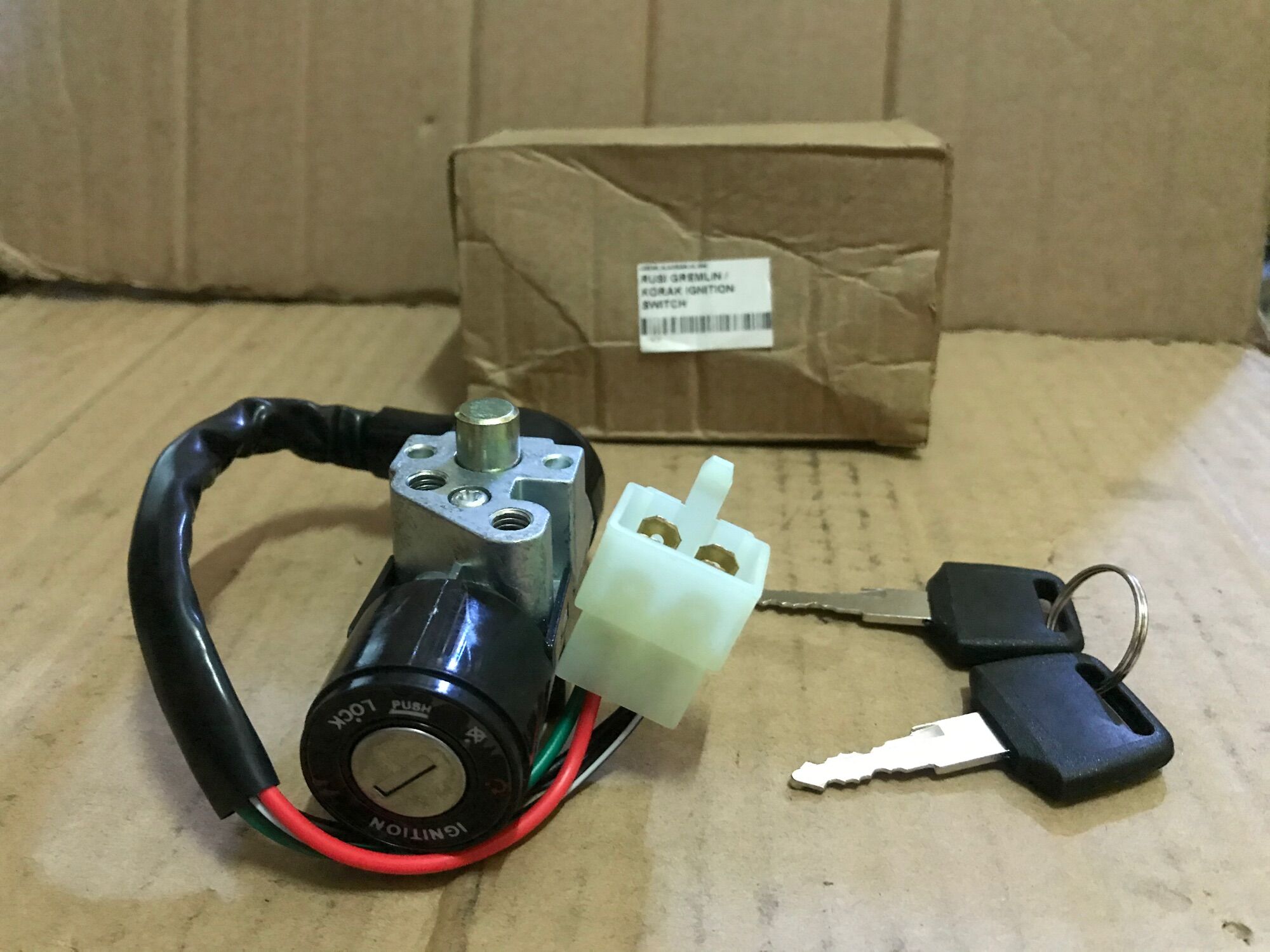 RUSI KORAK 110/GREMLIN 110 IGNITION SWITCH WITH KEY ONLY | Lazada PH