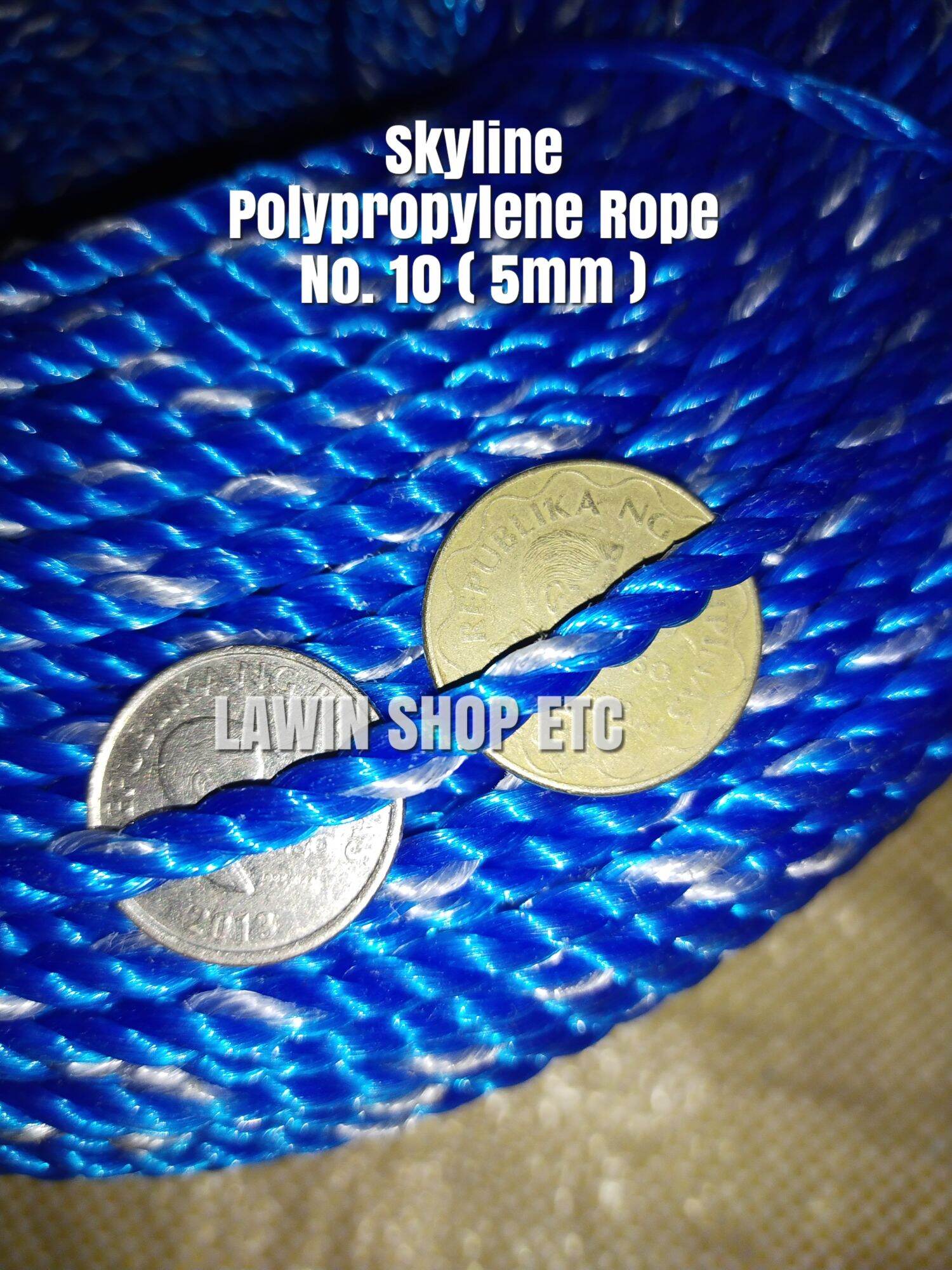 TINGI SOLD PER METER | LUBID SKYLINE PP ROPE ( 5mm to 14mm diameter ...