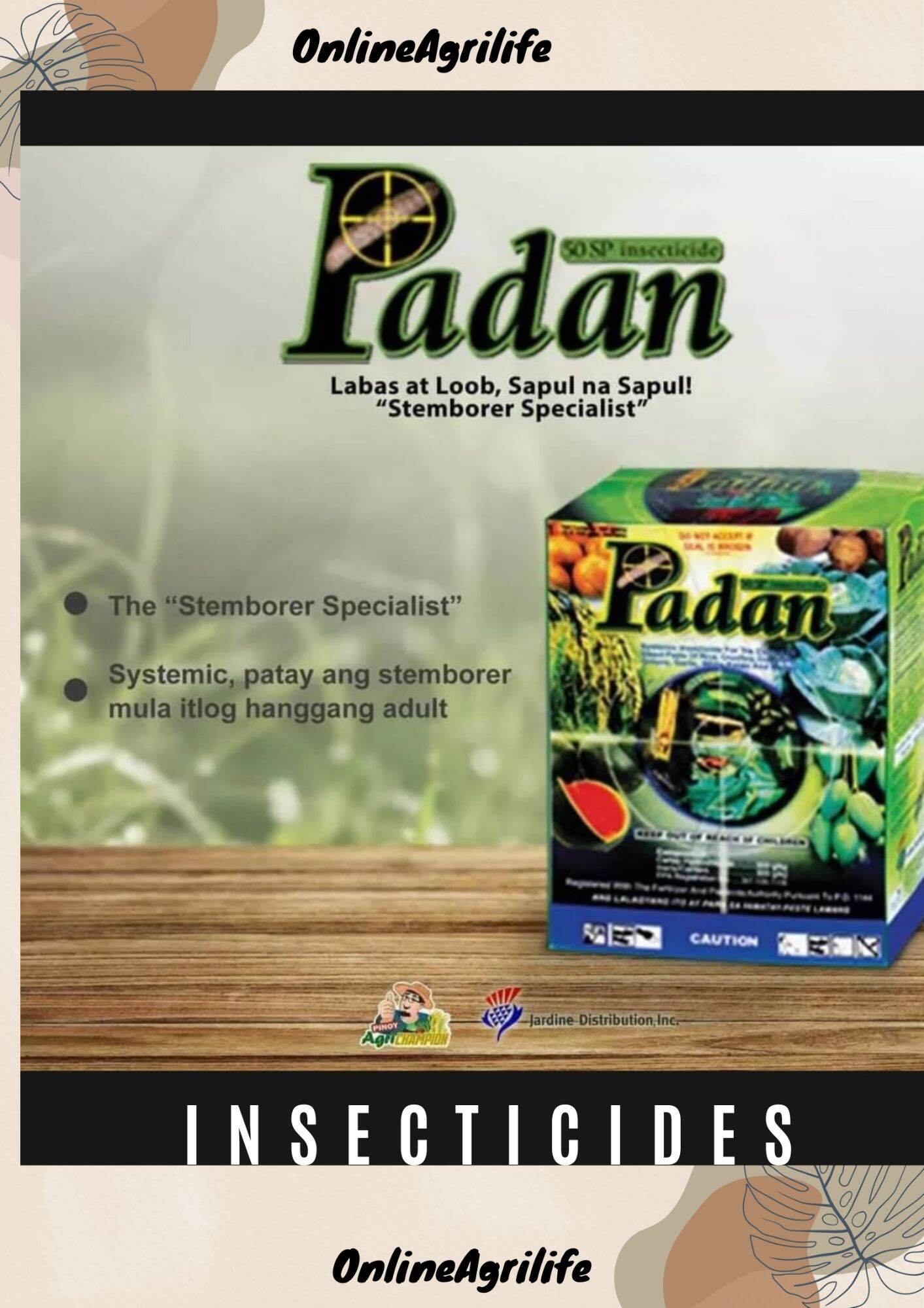PADAN 500g Systemic Insecticides Active Ingridients- Cartap Hydrochloride | Lazada PH