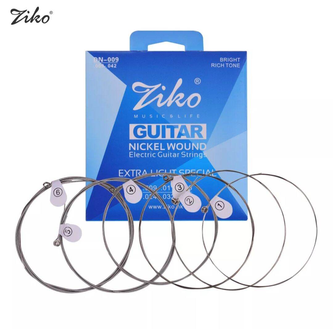 Ziko Electric Guitar Strings .009 and .010 gauge | Lazada PH