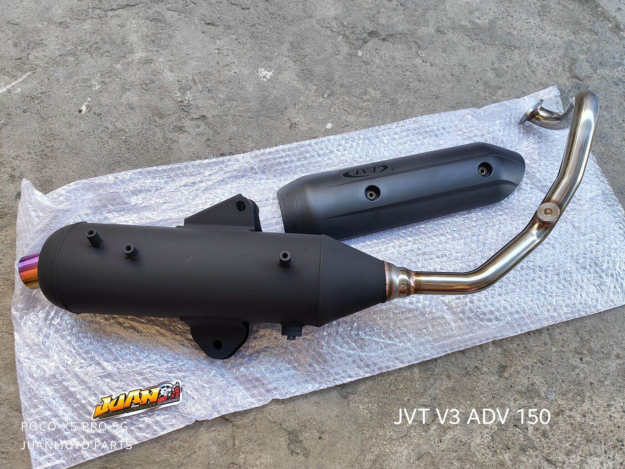 JVT PIPE V3 TITANIUM TIP ADJUSTABLE [ Click v2-v3/Mio i 125/ AeroxV1/V2 ...