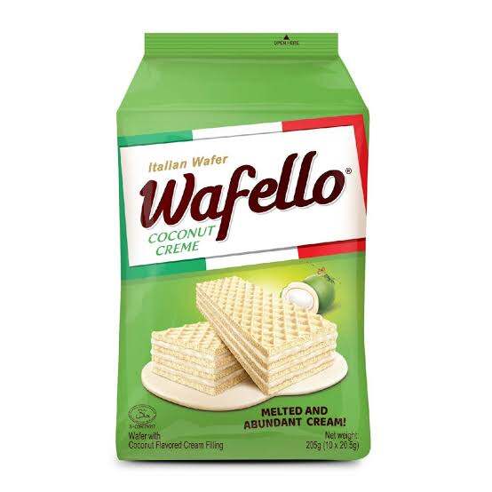 Wafello Italian Wafer | Chocolate, Coconut Cream, Butter Caramel | 10 × ...