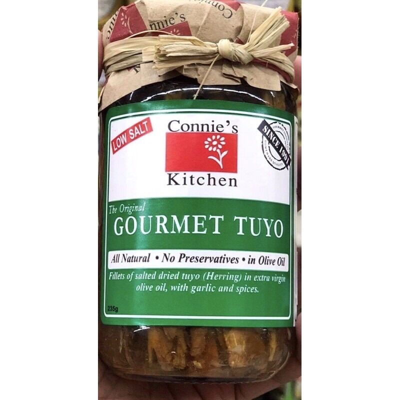 Connie’s Kitchen Low Salt Gourmet Tuyo in Olive Oil 235g Dried Herring ...