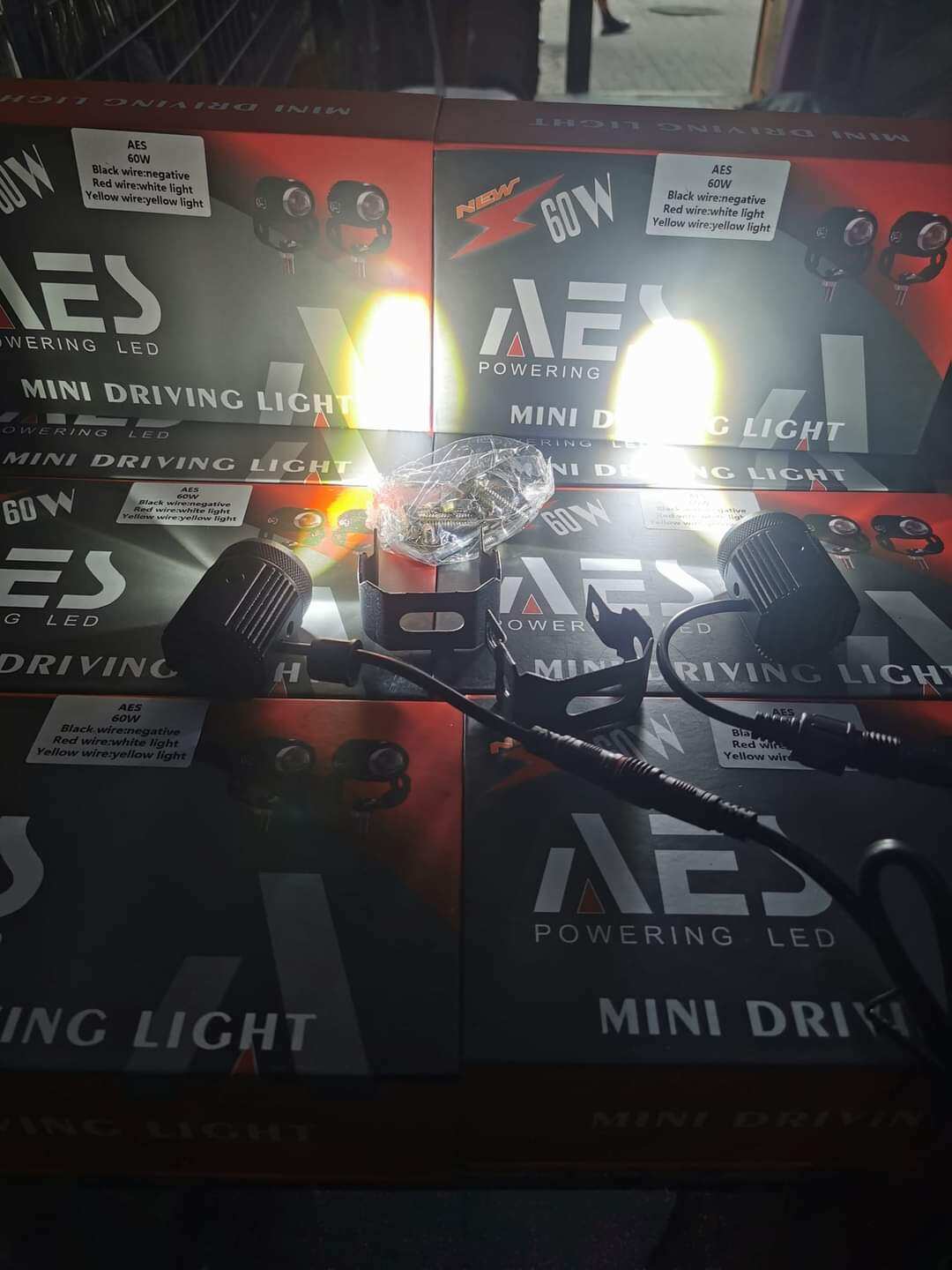 AES MINI DRIVING LIGHT 20w white/yellow | Lazada PH