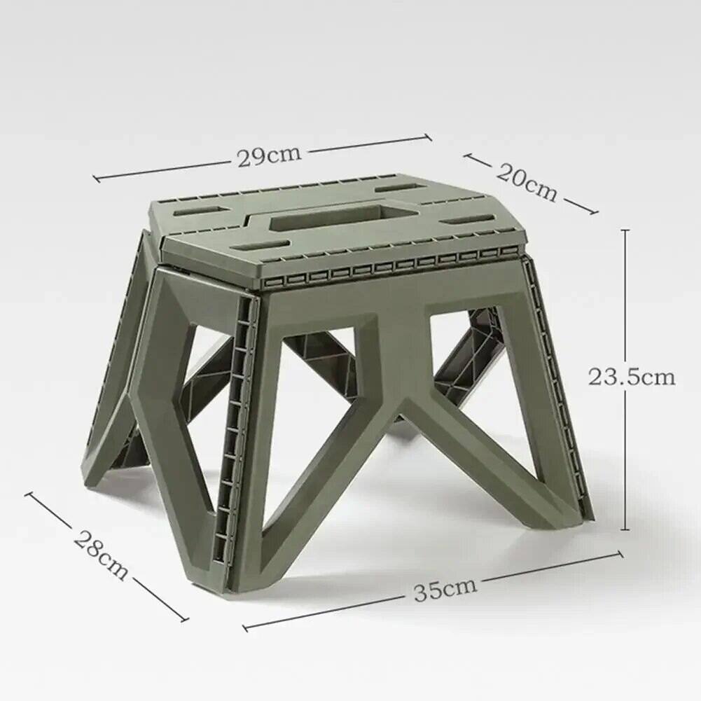 Outdoor Portable Folding Stool Camping Portable Plastic Stool High Load ...