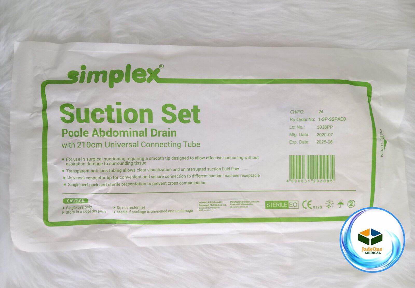 SIMPLEX Suction Set Poole Abdominal Drain | Lazada PH