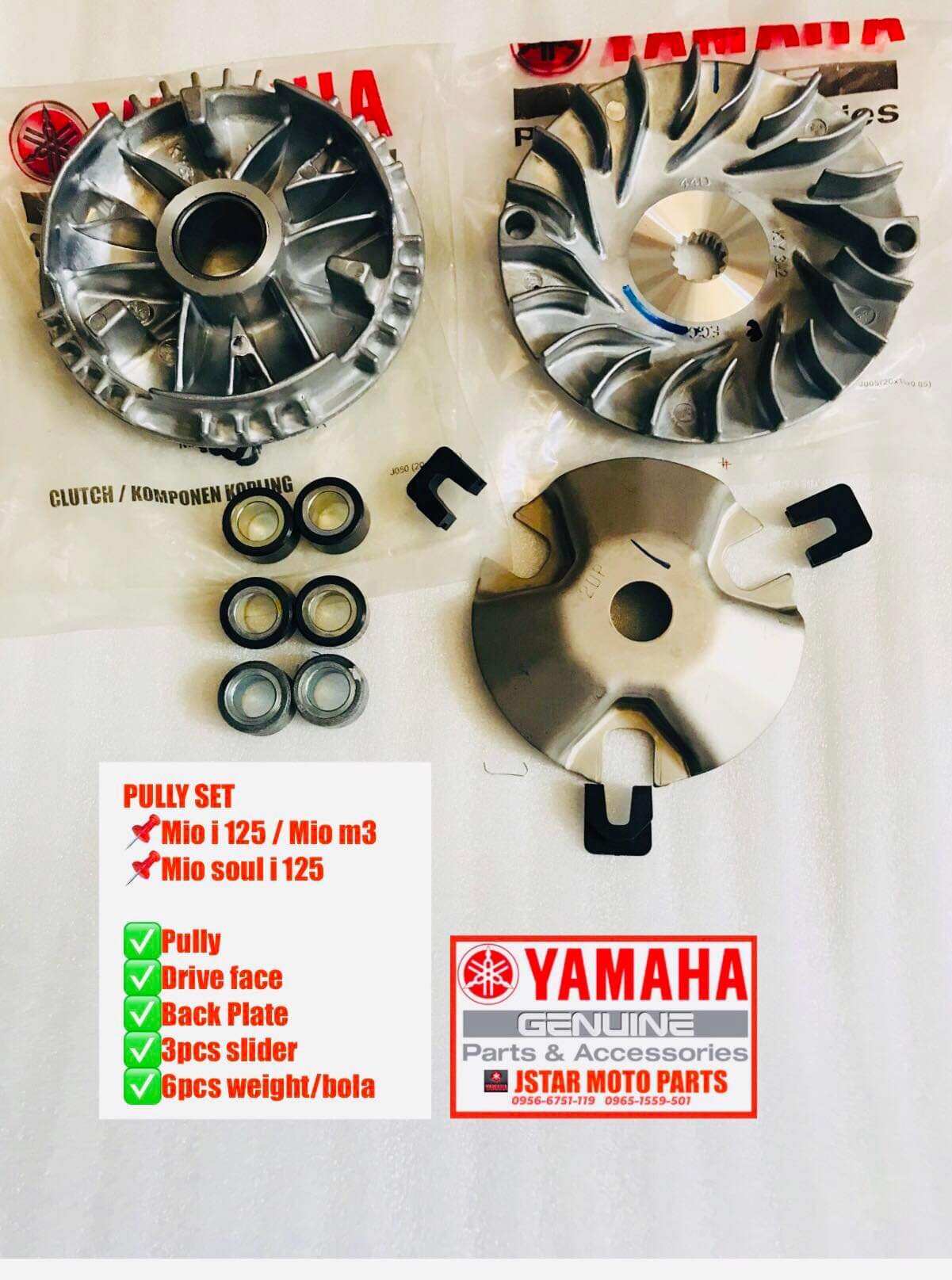 pully set / cvt set / mio i 125 mio soul i yamaha genuine | Lazada PH