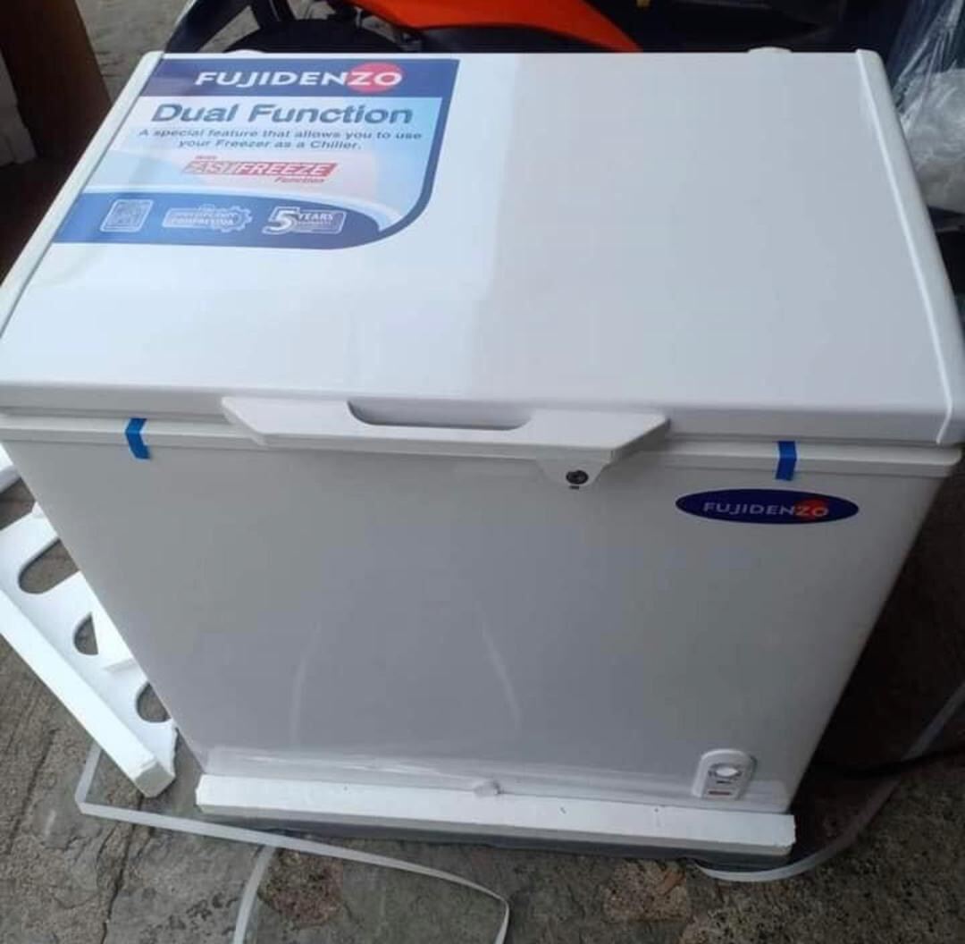 Fuji denzo 6 cu ft. Solid white top chest type freezer | Lazada PH