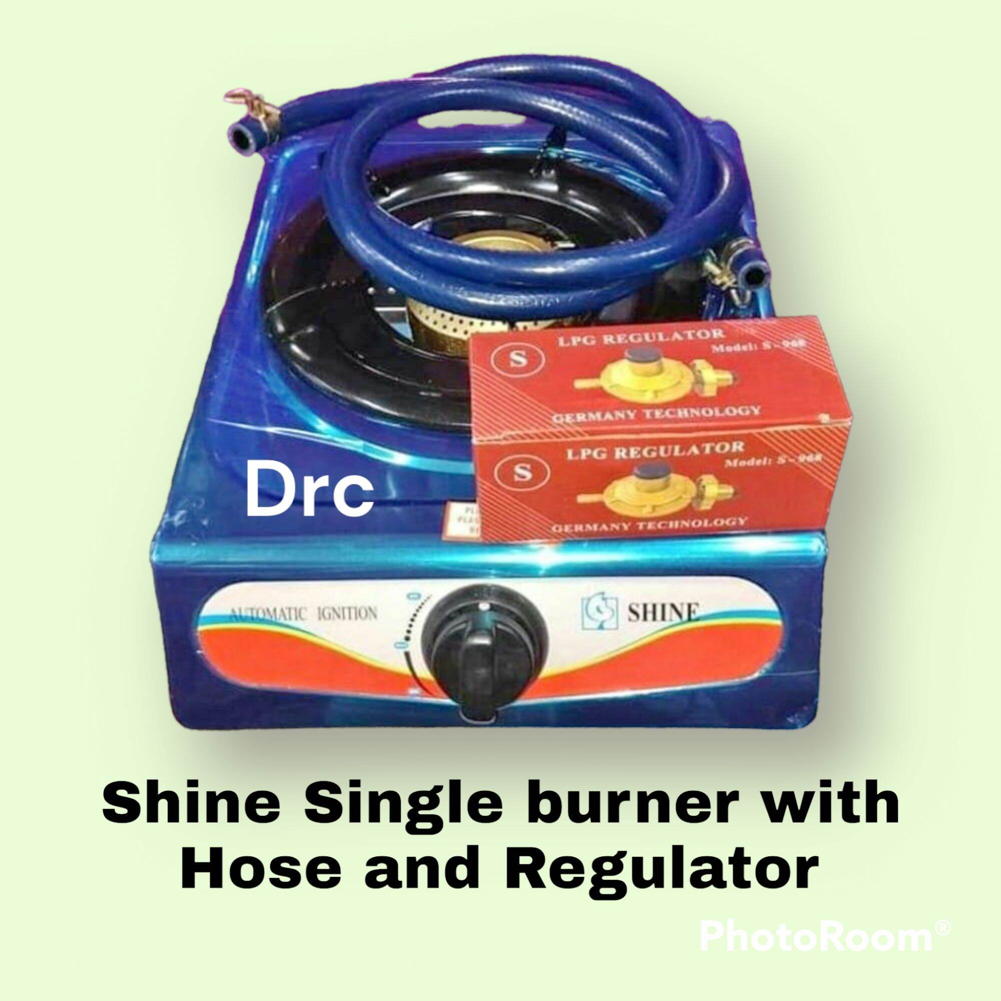Complete Single Burner SHINE Gas Kalan with Hose and Regulator Brand ...