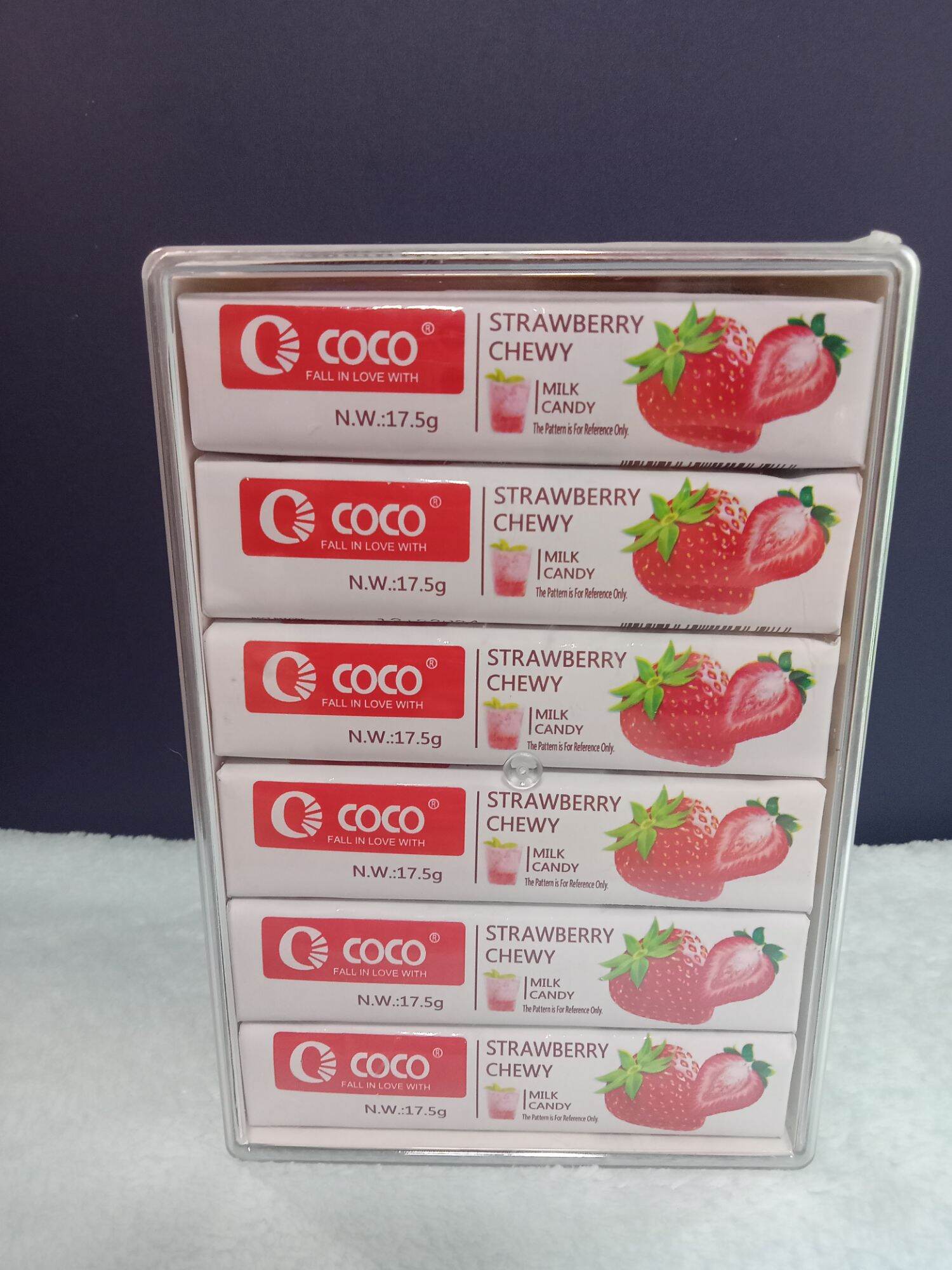 Coco strawberry and grape chewy milk candy 30pcs (1box) | Lazada PH