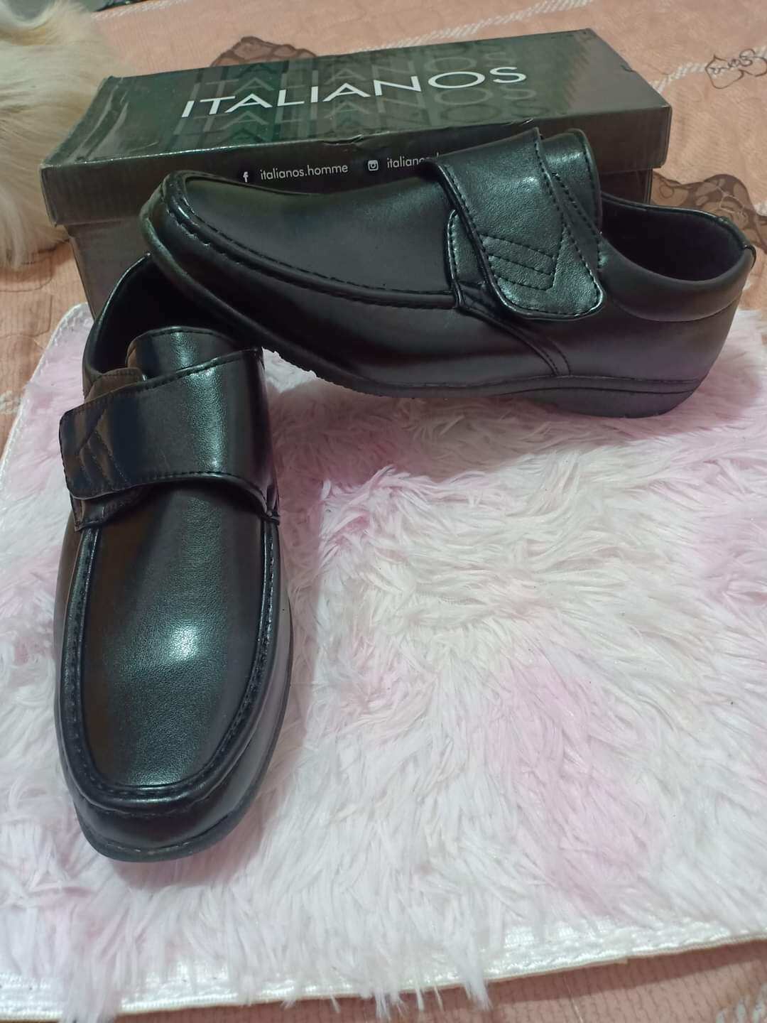 Original Italianos Black (Men) Mall Pullout Shoes (Back to School Shoes ...