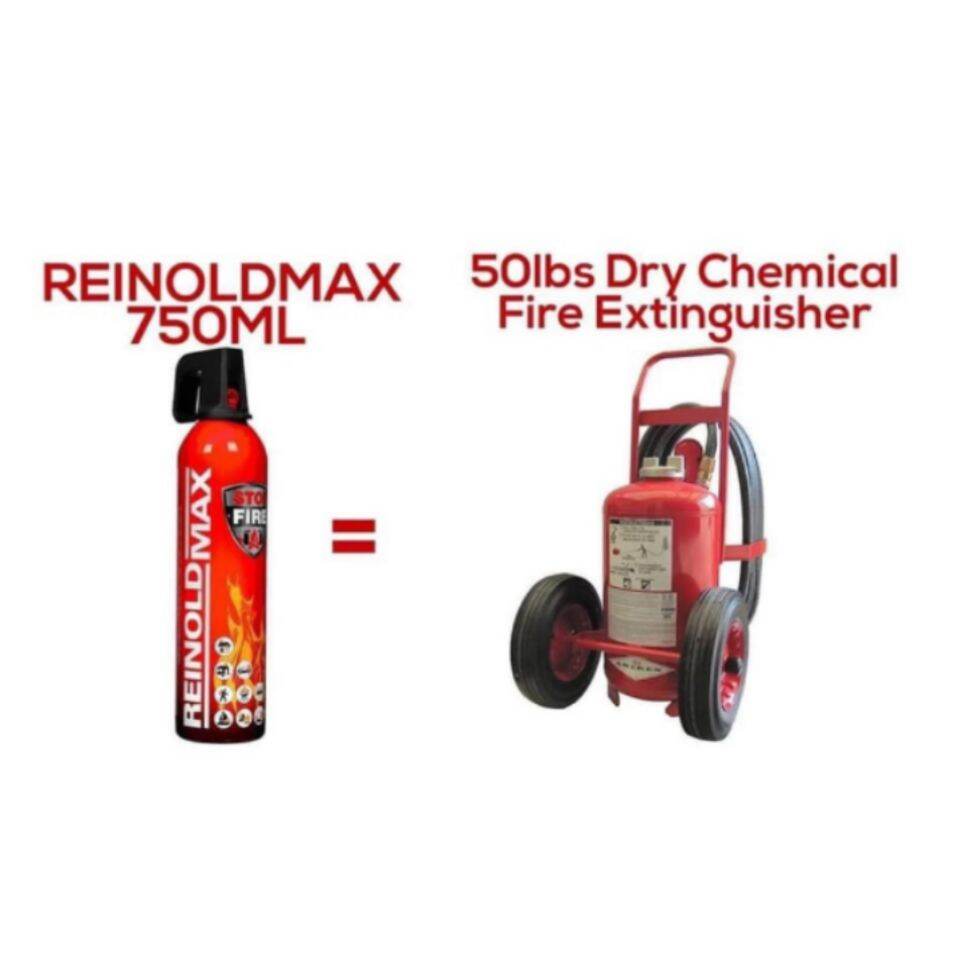 REINOLDMAX PORTABLE FIRE EXTINGUISHER NON TOXIC MODERN BFP CERTIFIED ...